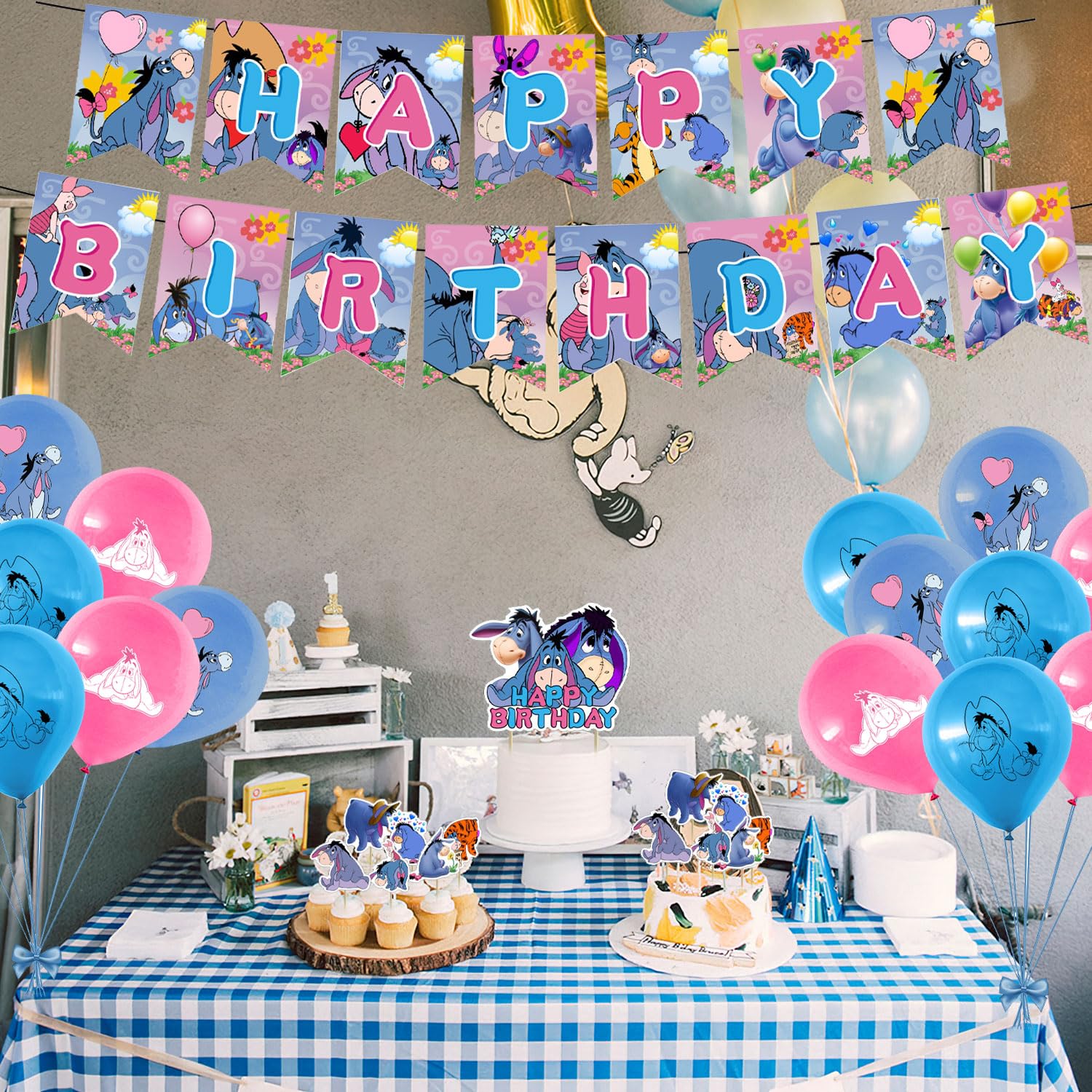 Eeyore Birthday Invitations Winnie The Pooh Party Supplies Tigger,