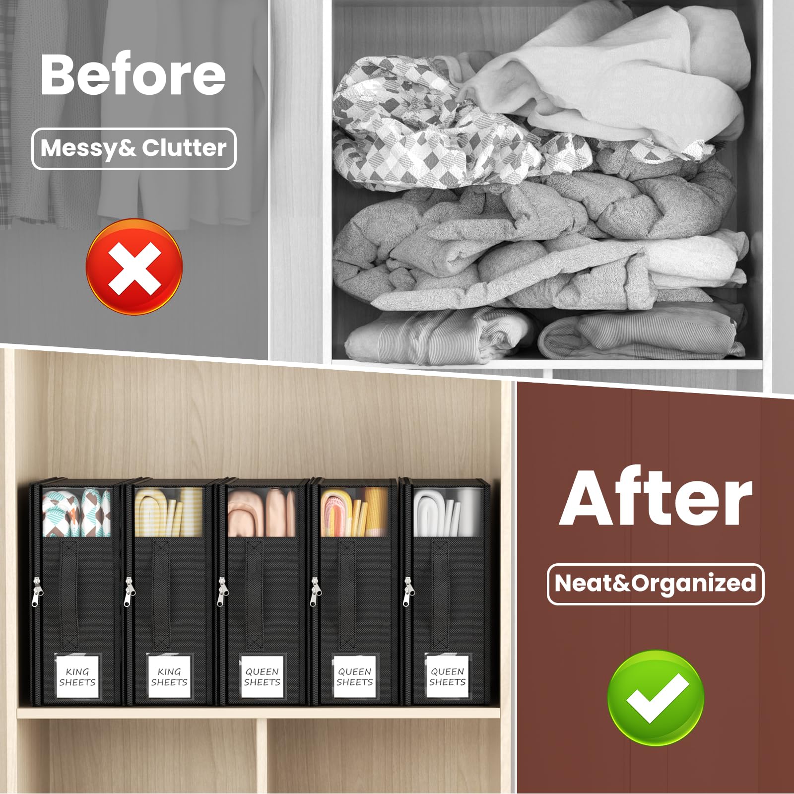 Bed Sheet Set Organizer Aqash Bed Sheet Organiser Storage Box ...