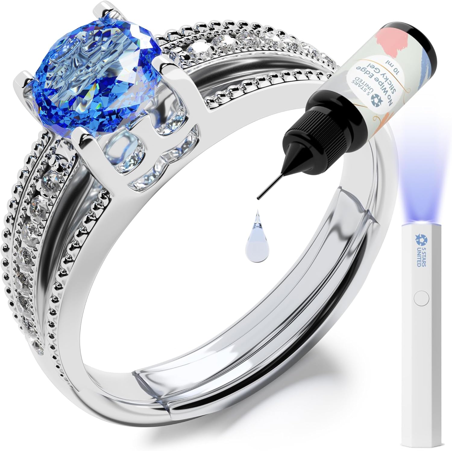 Amazon.com: Ring Sizers for Loose Rings - Gel & UV Lamp - Ring Size ...