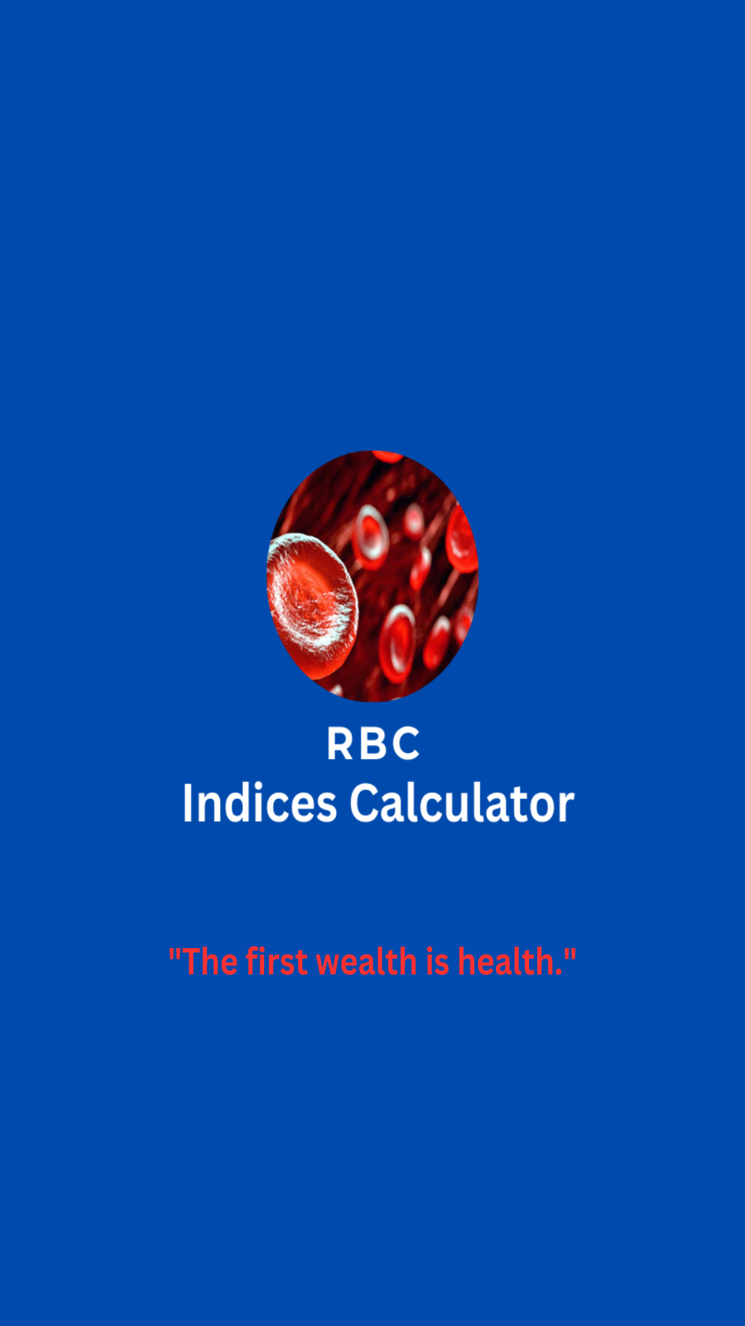 RBC Indices Calculator - App on Amazon Appstore