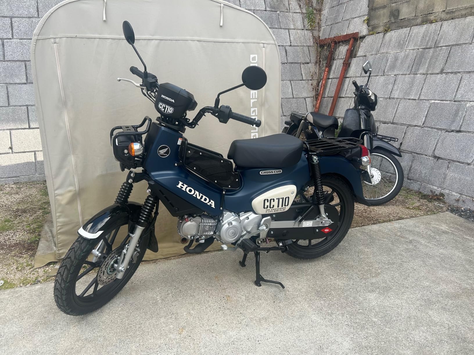 Amazon | Mr Quick製 HONDA ホンダ CC50/CC110 クロスカブ用 センターキャリア スモークパネル | キャリア | 車＆バイク