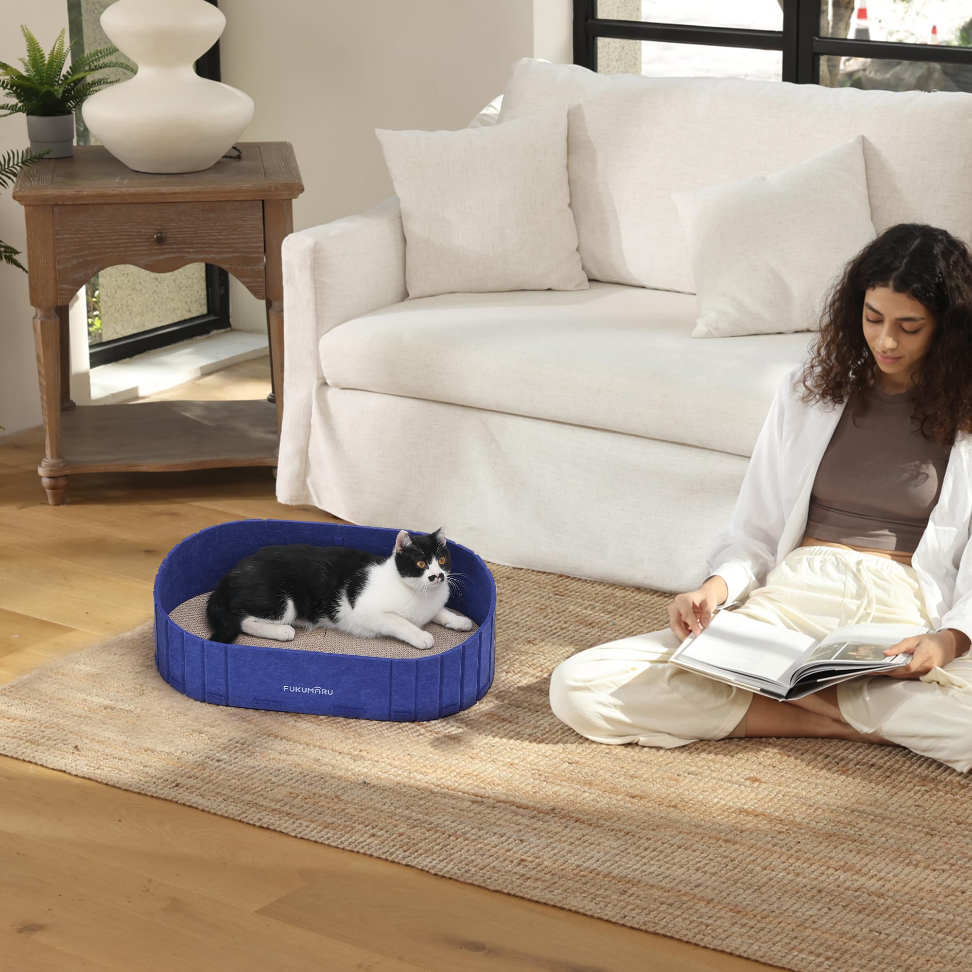 Snapklik.com : Cat Scratcher, 24 Inch Sofa Shape Cat Scratcher Couch ...