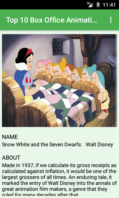 Top 10 Box Office Animation Films - App on Amazon Appstore