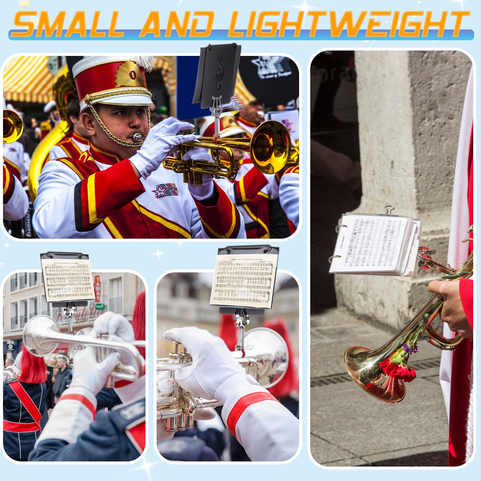 Snapklik.com : 3 Set Flip Folder, Marching Band Music Flip Folder For ...