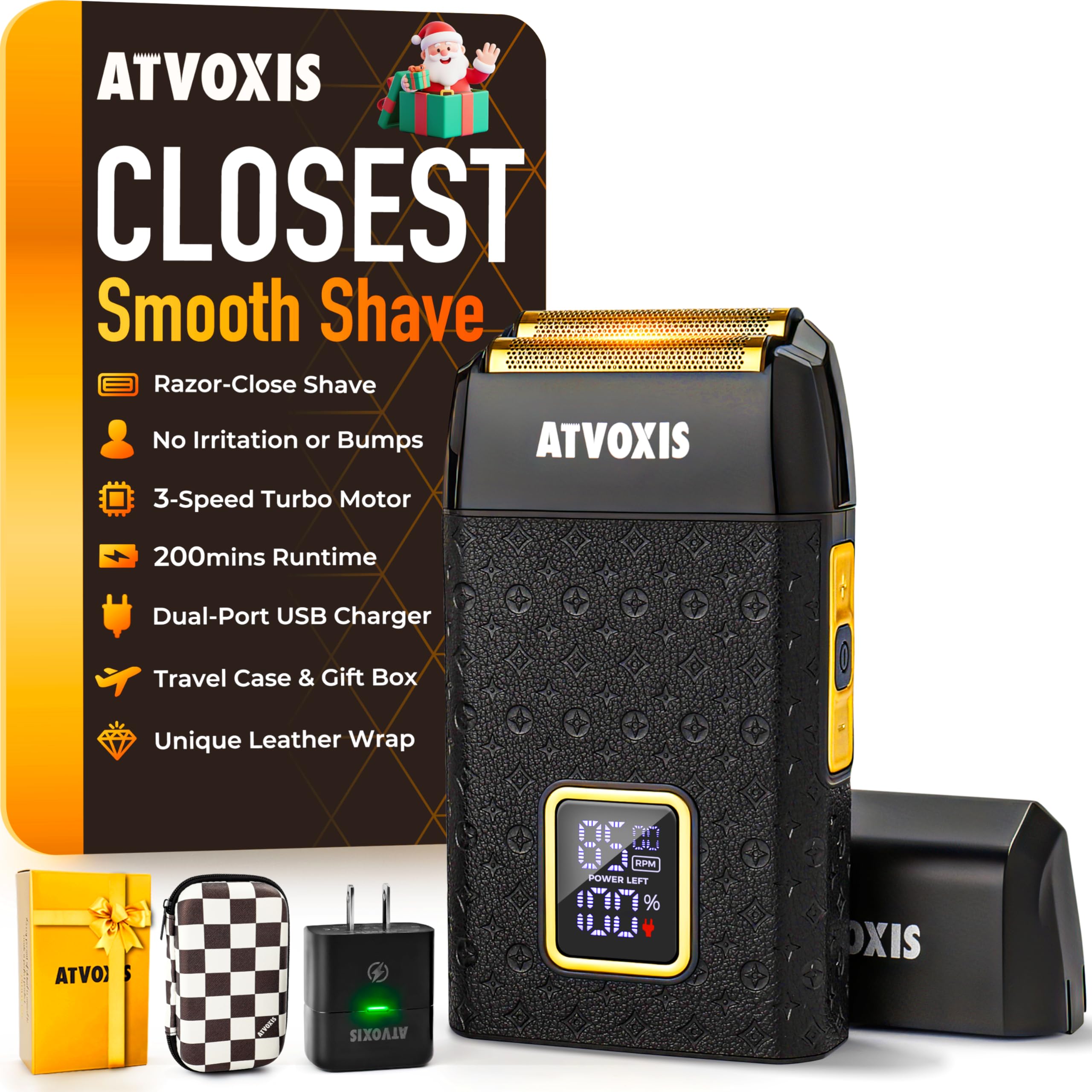 Electric Razor for Men: Foil Shaver with 3D Floating Blades - IPX7 ...