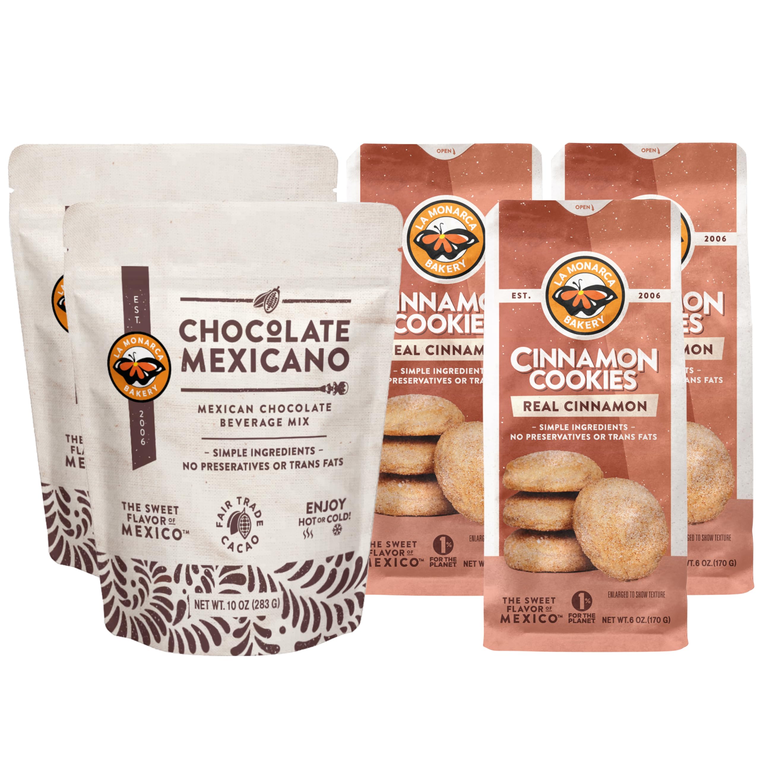 Mexican Hot Chocolate Shortbread Cookies