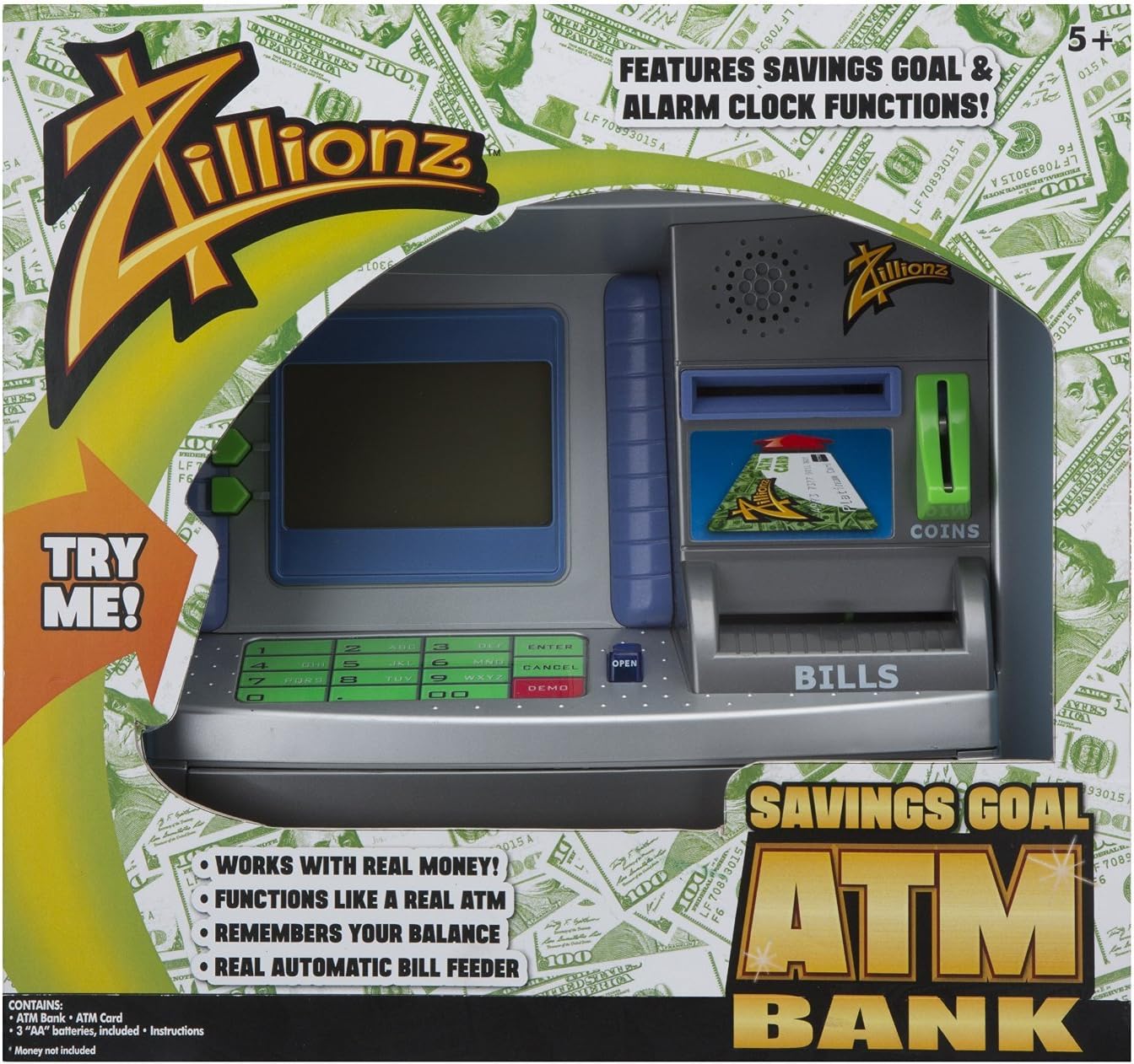 Amazon.co.jp: Zillions Deluxe ATM Savings Bank : おもちゃ