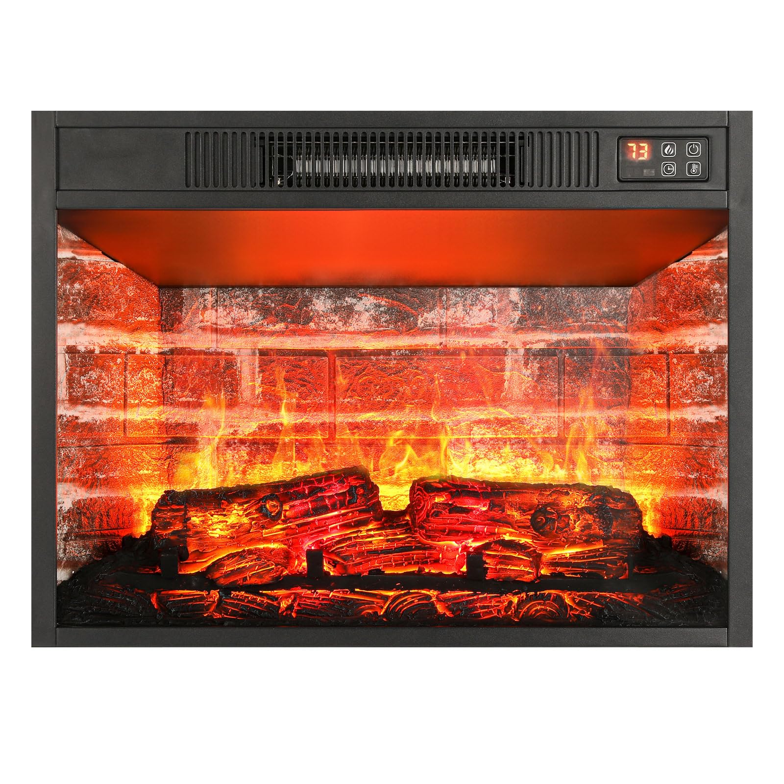 Amazon.com: LGHM 23 Inches Electric Fireplace Insert Heater, Realistic ...