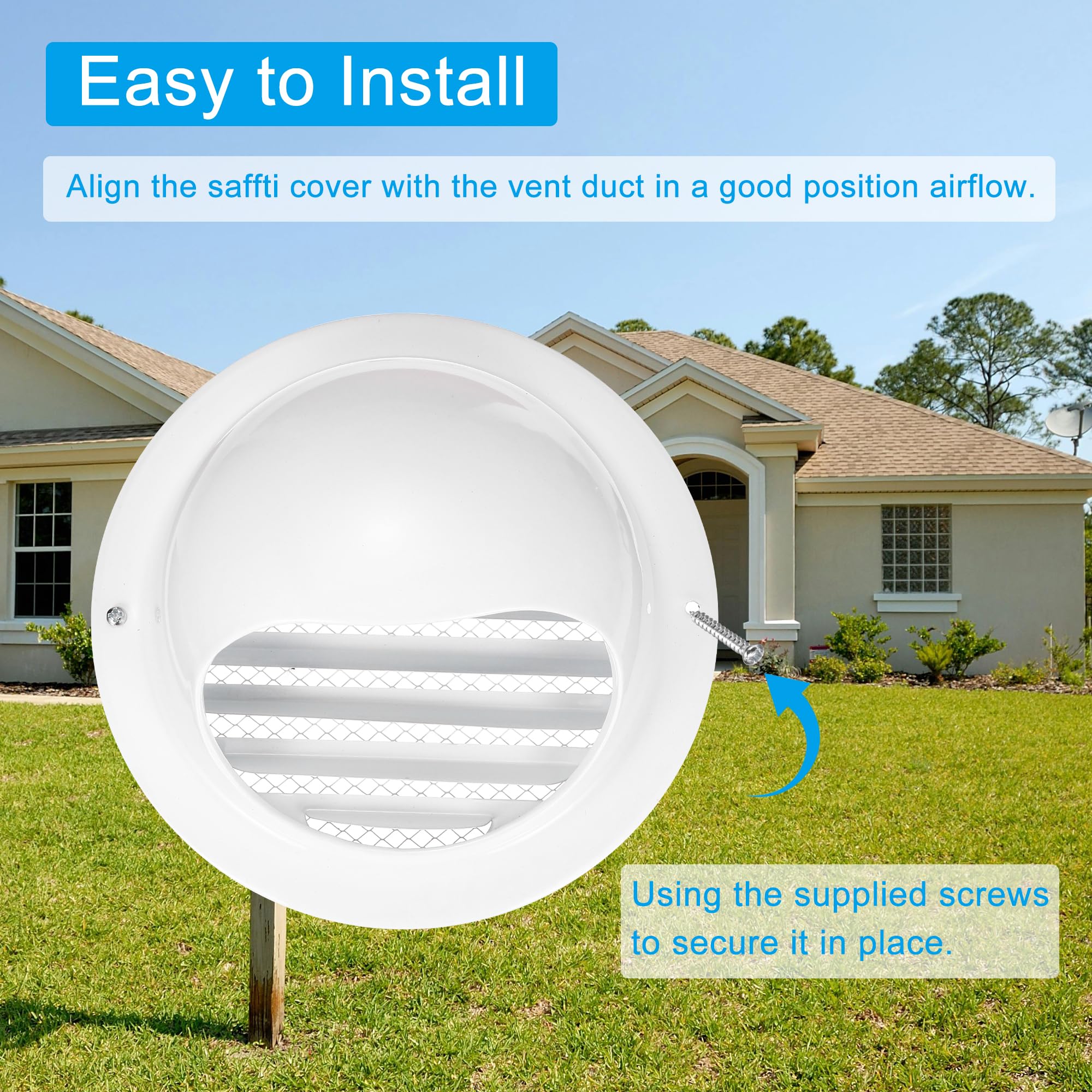 Stainless Steel Exterior Wall Vent 5 Inch Stainless Steel Dryer ...