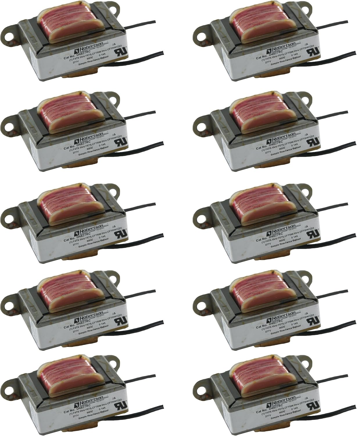 Robertson 2M10020 04827RC /A Quik-Pak of 10 mBallasts, Fluorescent, 11 ...