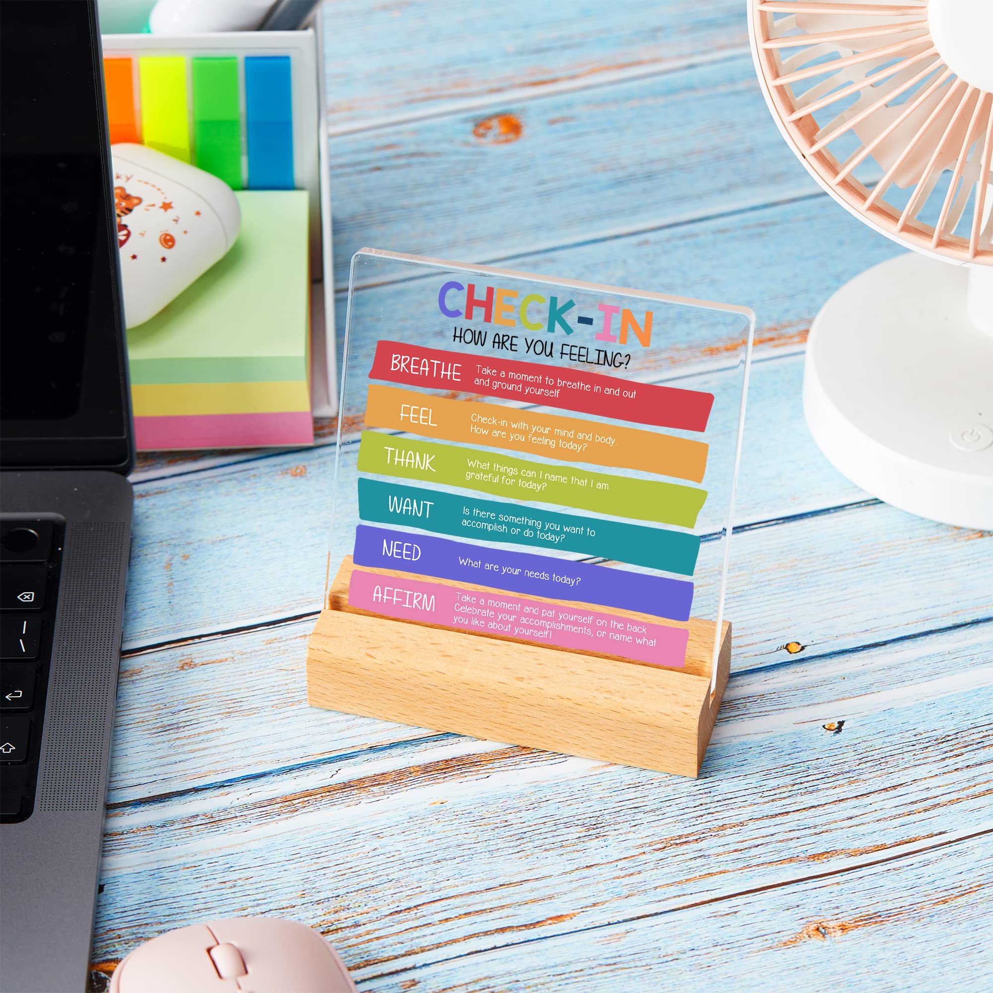 Snapklik.com : Feelings Check In, Mental Health Sign, Self Care Sign ...