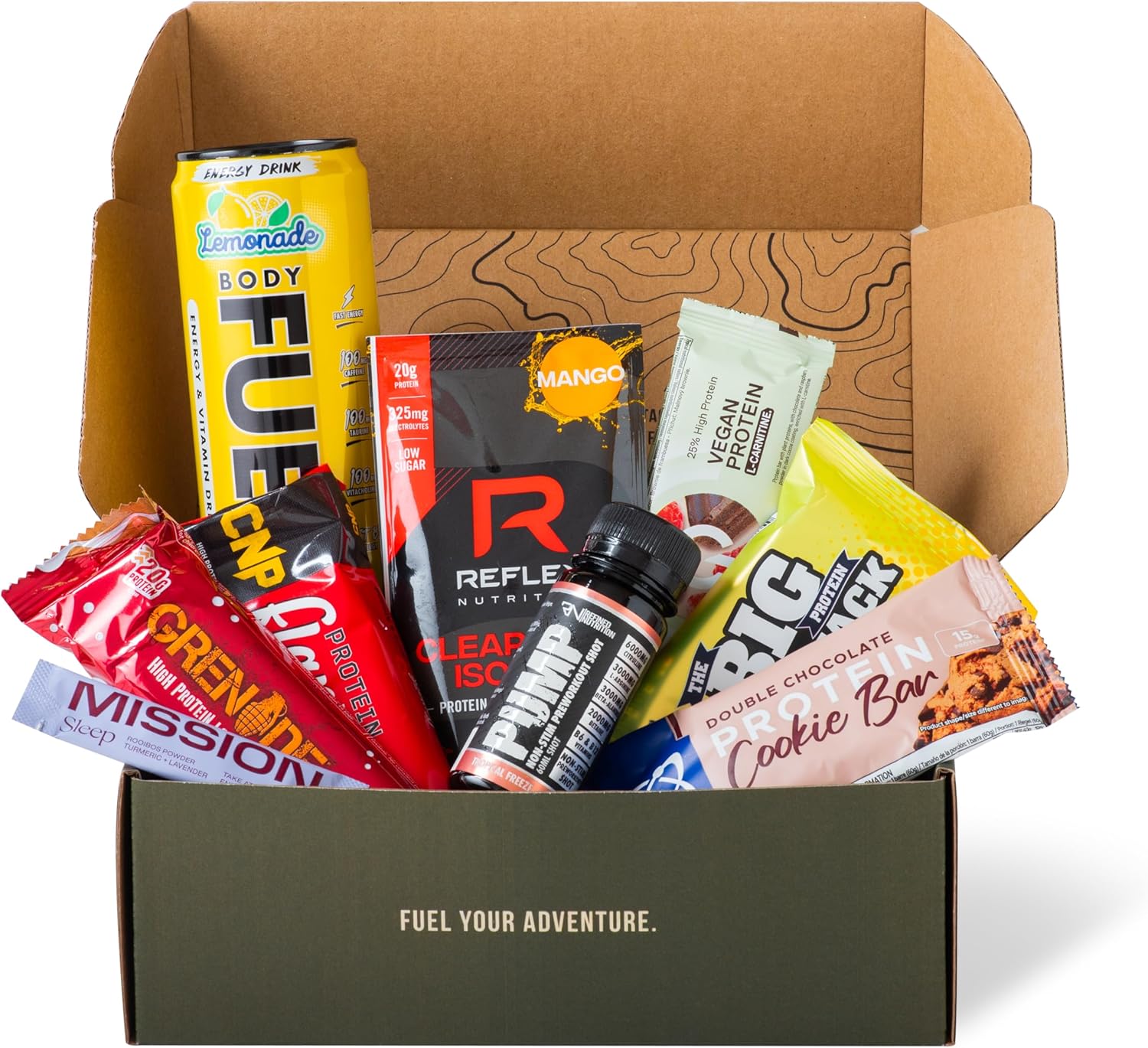 Athlete Box Protein Hamper Gift for Gym Lovers - Muscle-Building Set ...