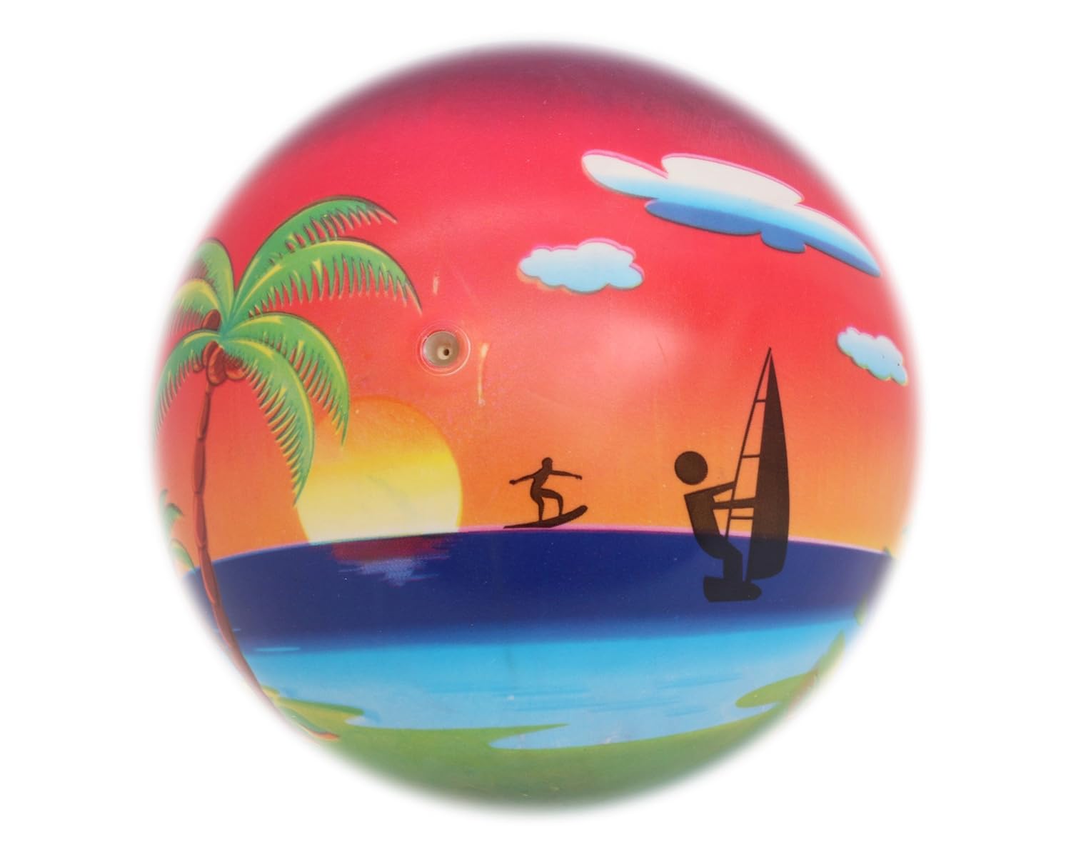 Buy Jusplay Simba The Beach Deflated PVC Play Ball, Multi Color Online ...