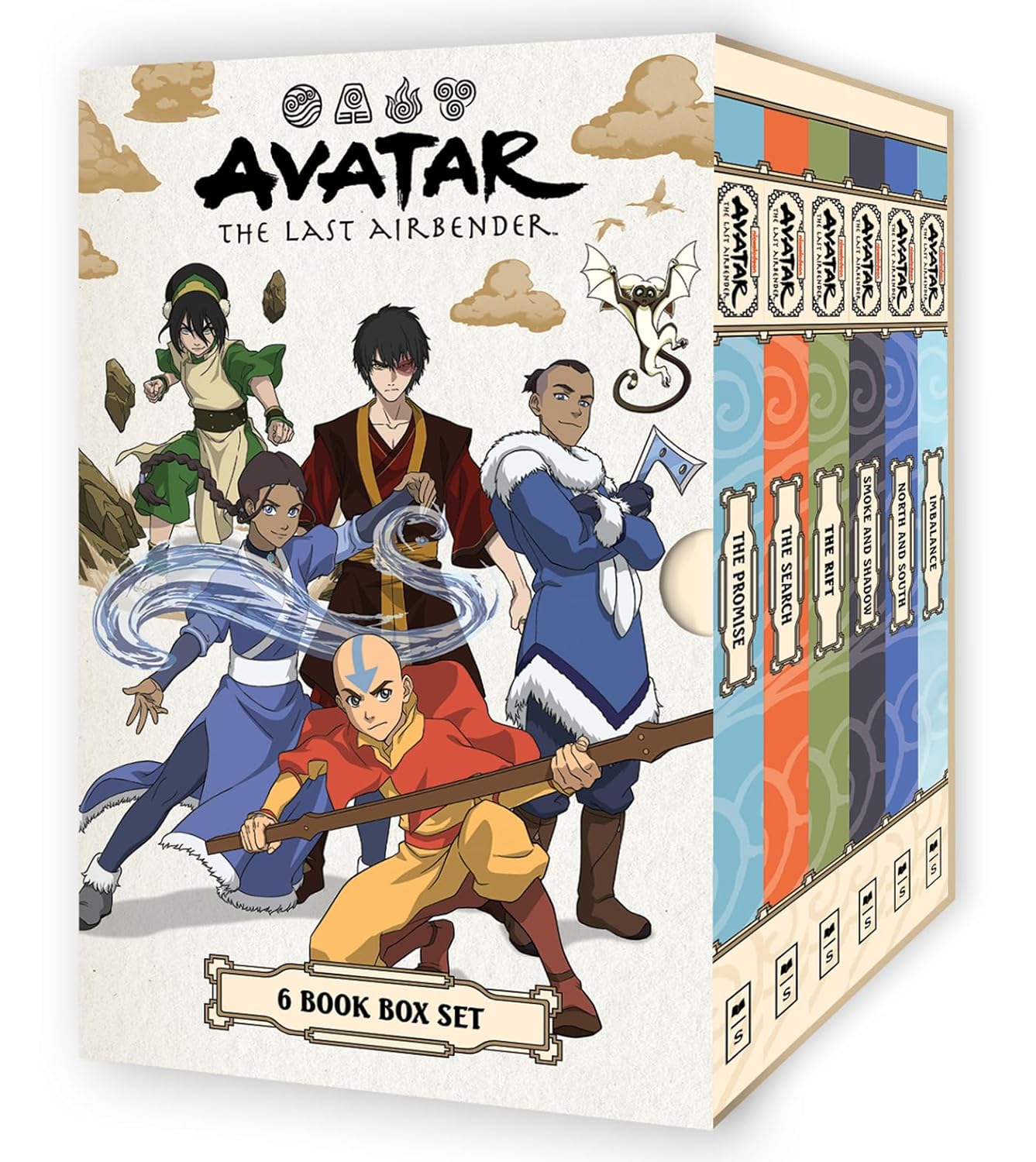 Buy Nickelodeon - Avatar the Last Airbender: 6 Book Box Set Book Online ...