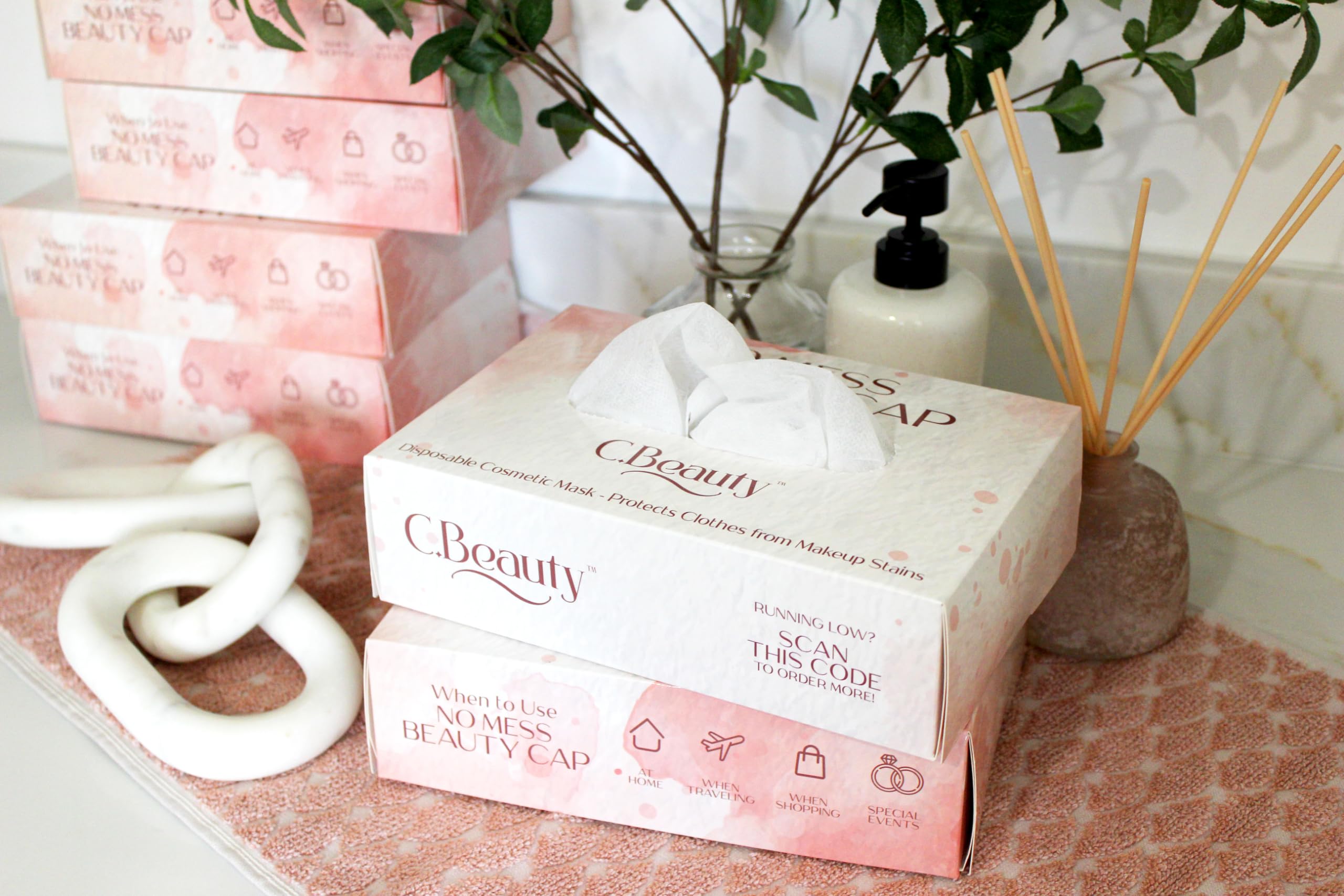 Amazon.com: No Mess Beauty Cap - Disposable Cosmetic Mask- 15 Count ...