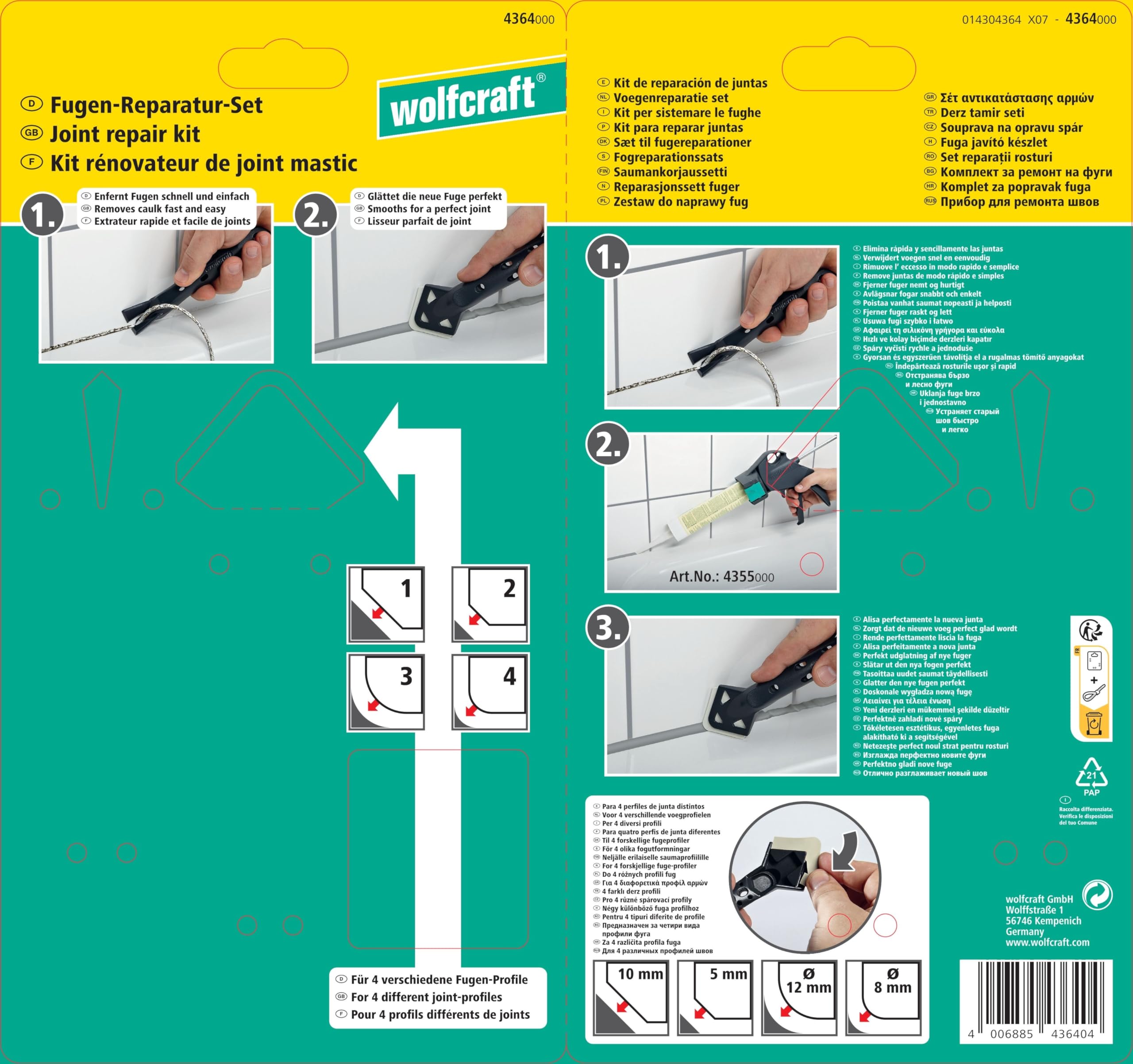 Tile Smasher Wolfcraft 4330000 Grout Smoother Tiling Tools And Accessories