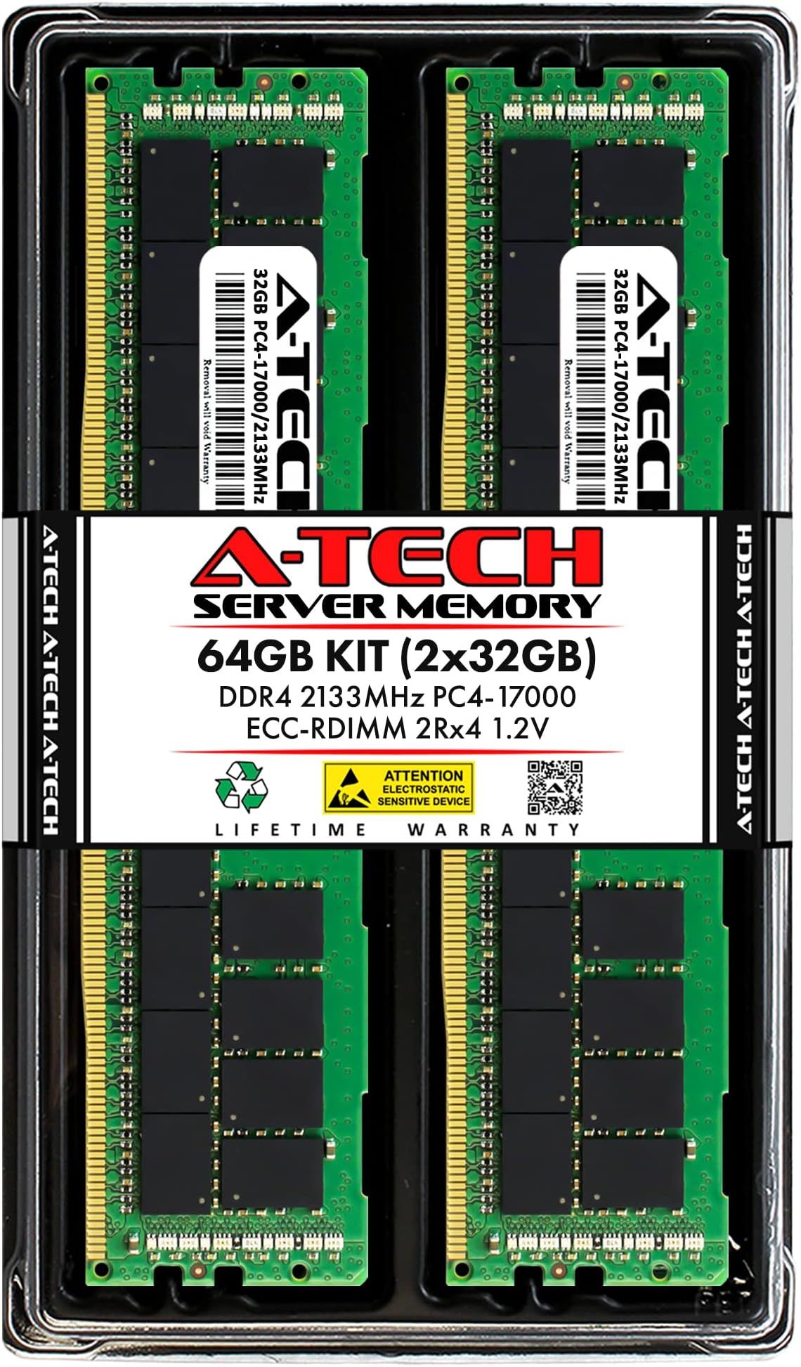 Samsung 32GB DDR4 2133MHz PC4-17000 ECC LRDIMM 4Rx4 Quad Rank 1.2V Load ...