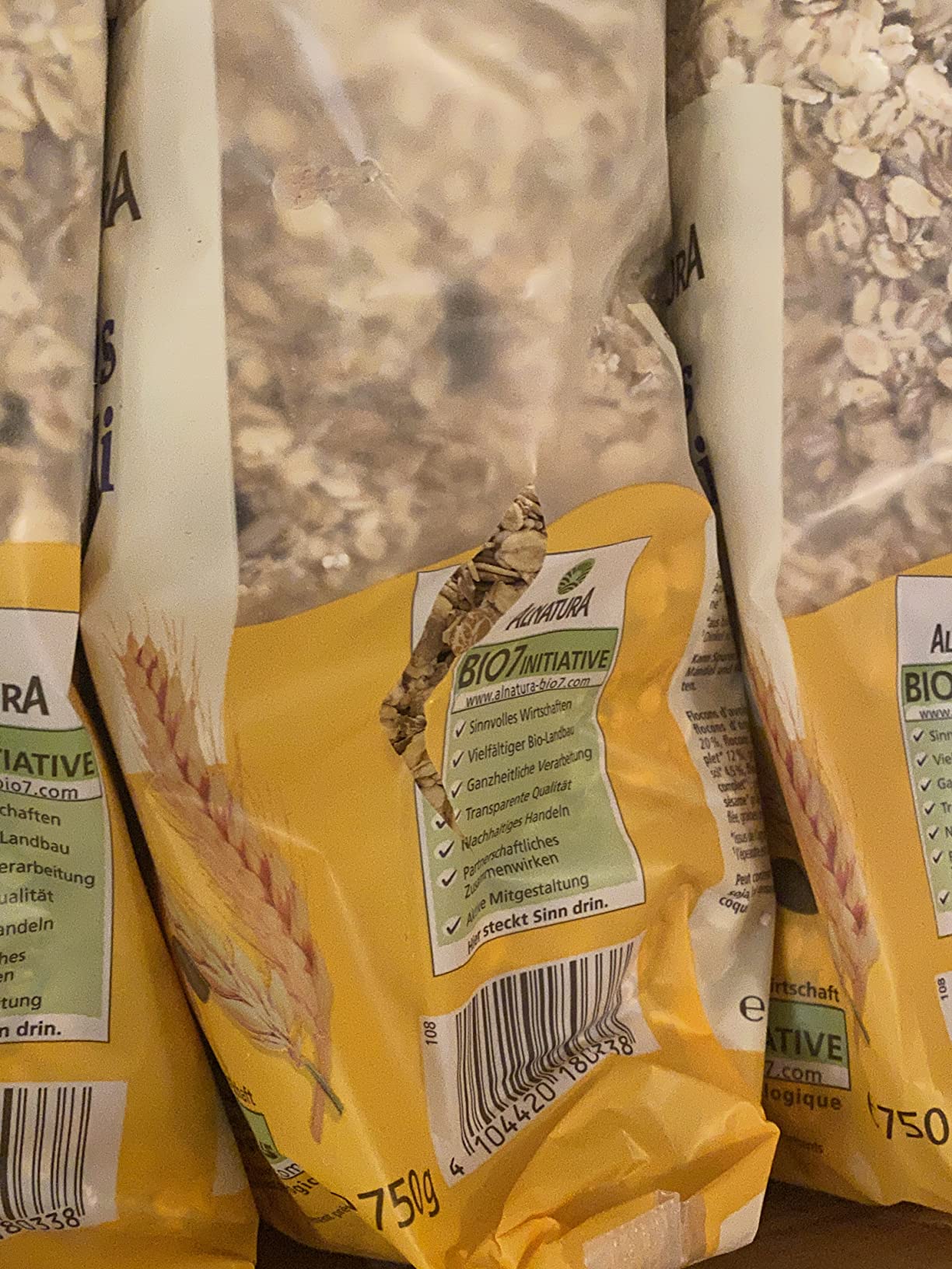 Alnatura Bio Basis-Müsli, 6er Pack (6 x 750 g) : Amazon.de ...