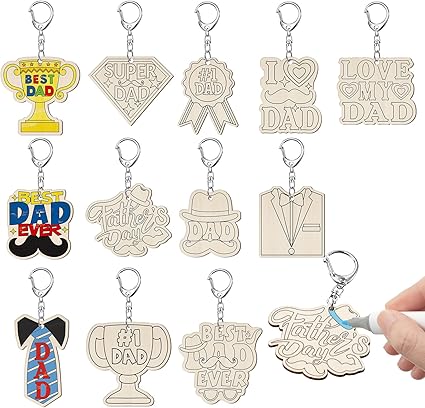 Amazon.com: RattanView 24 Pcs Thanksgiving Fall Craft Color Your Own ...