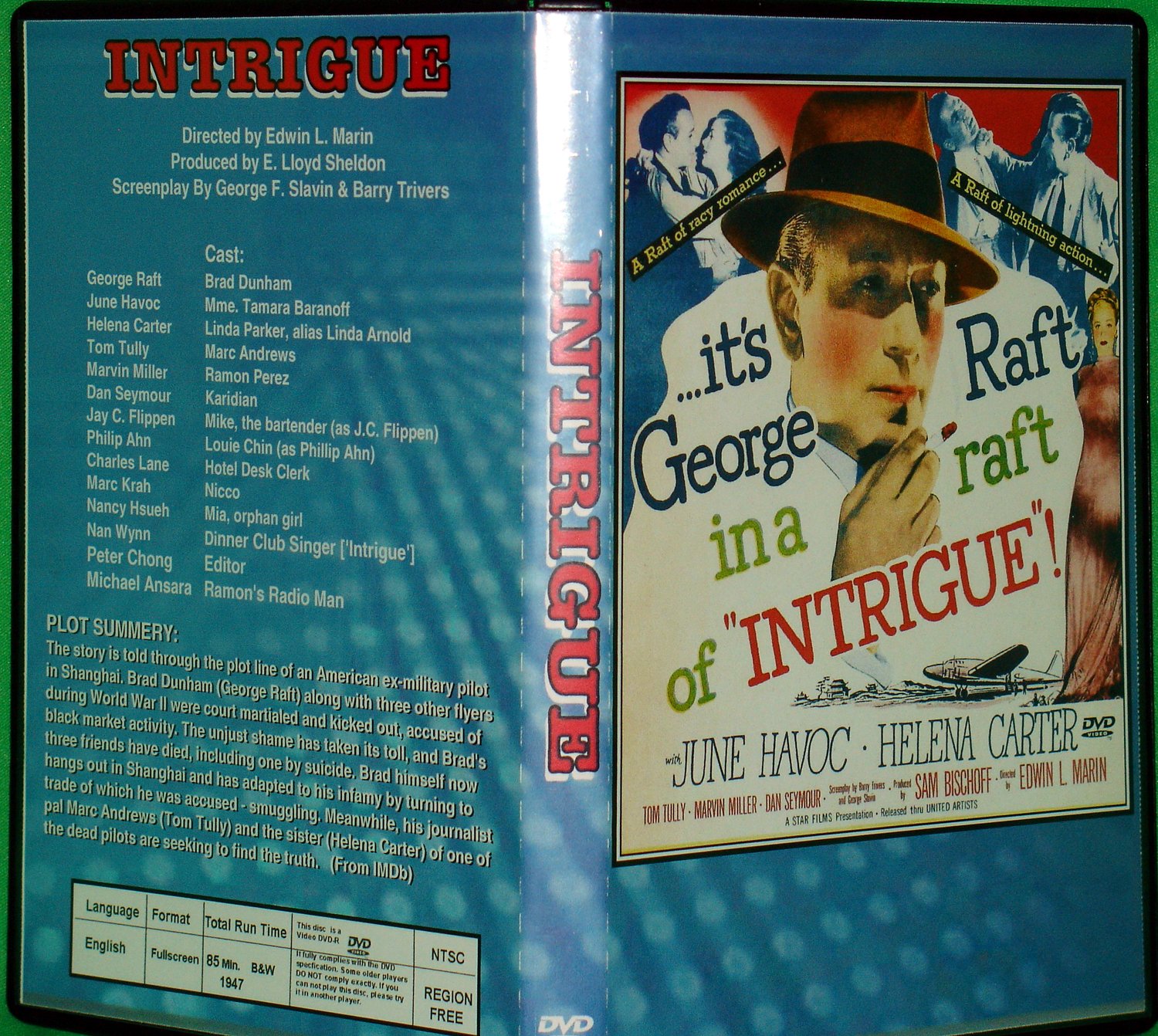 Amazon.com: INTRIGUE - DVD - George Raft & June Havoc : Movies & TV