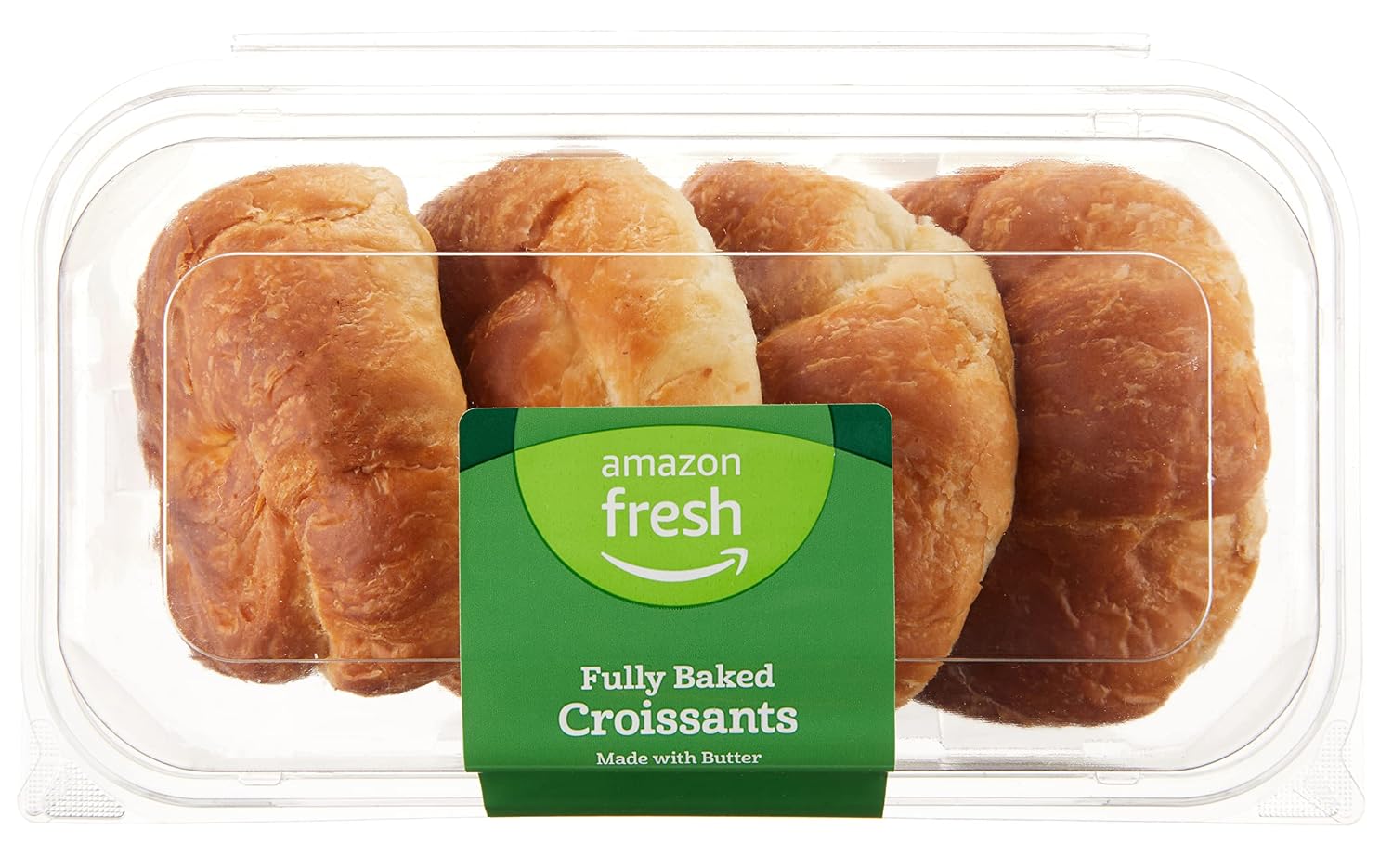 Amazon.com: Amazon Fresh Brand, Croissants, Frozen, 4 Count : Grocery ...