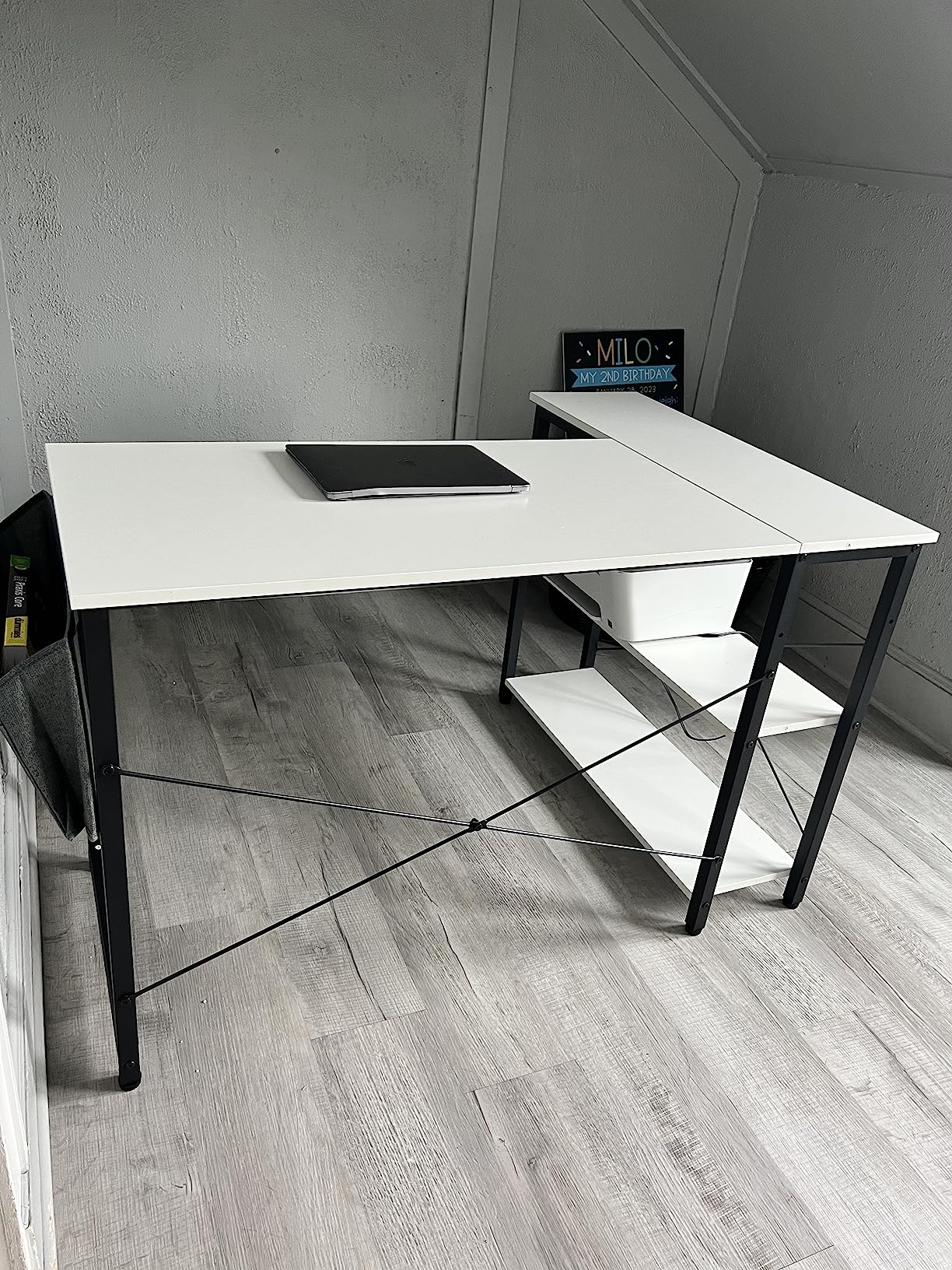 $18/mo - Finance Homieasy Small L Shaped Computer Desk, 47 Inch L ...