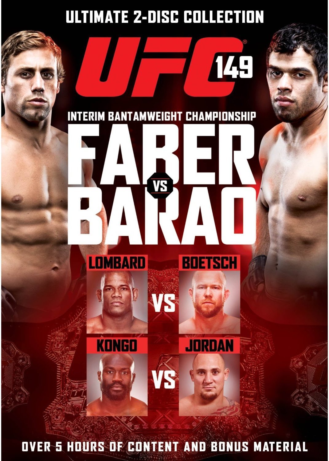 UFC - Faber Vs Barao [DVD]: Amazon.co.uk: Ultimate Fighting ...