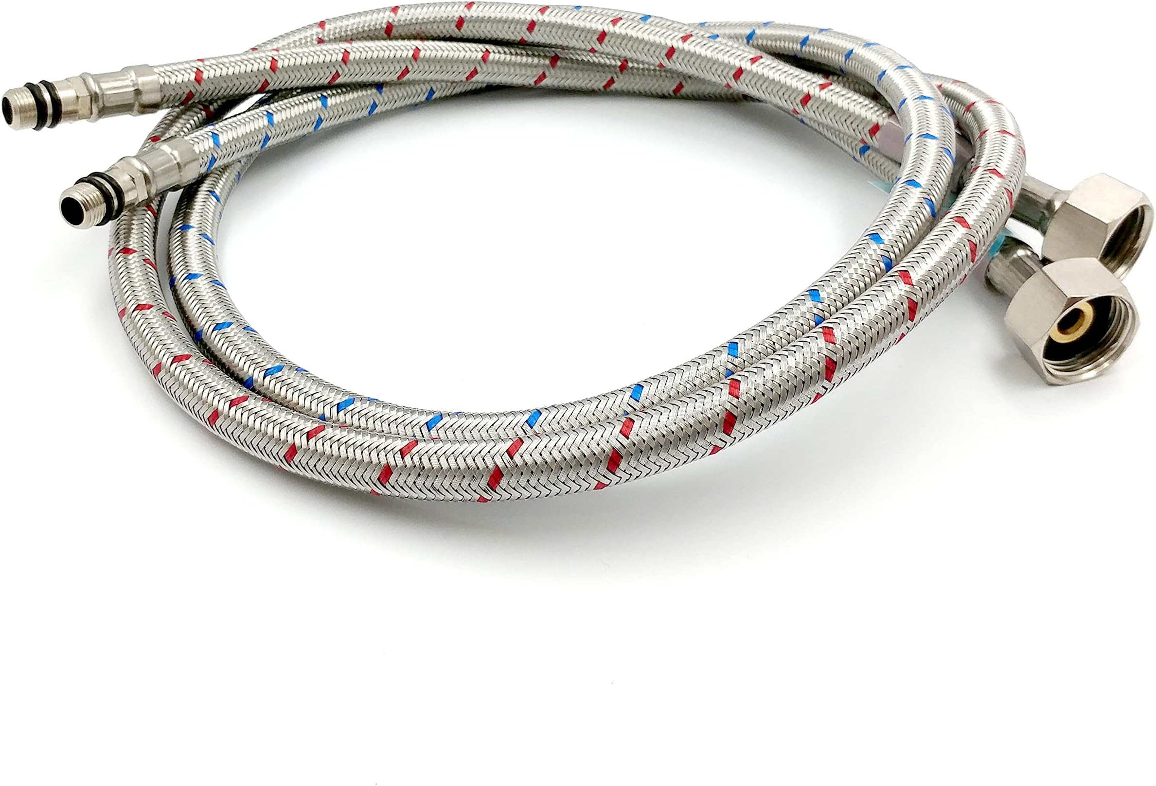 Xcel Home™ 2x M10 x 1/2" BSP (900mm) Long Flexible Tap Connector | DIY ...