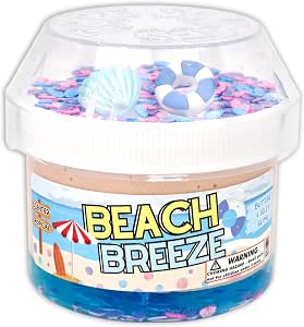 Amazon.com: Beach Breeze - Hybrid Clear Butter Textured Slime ...