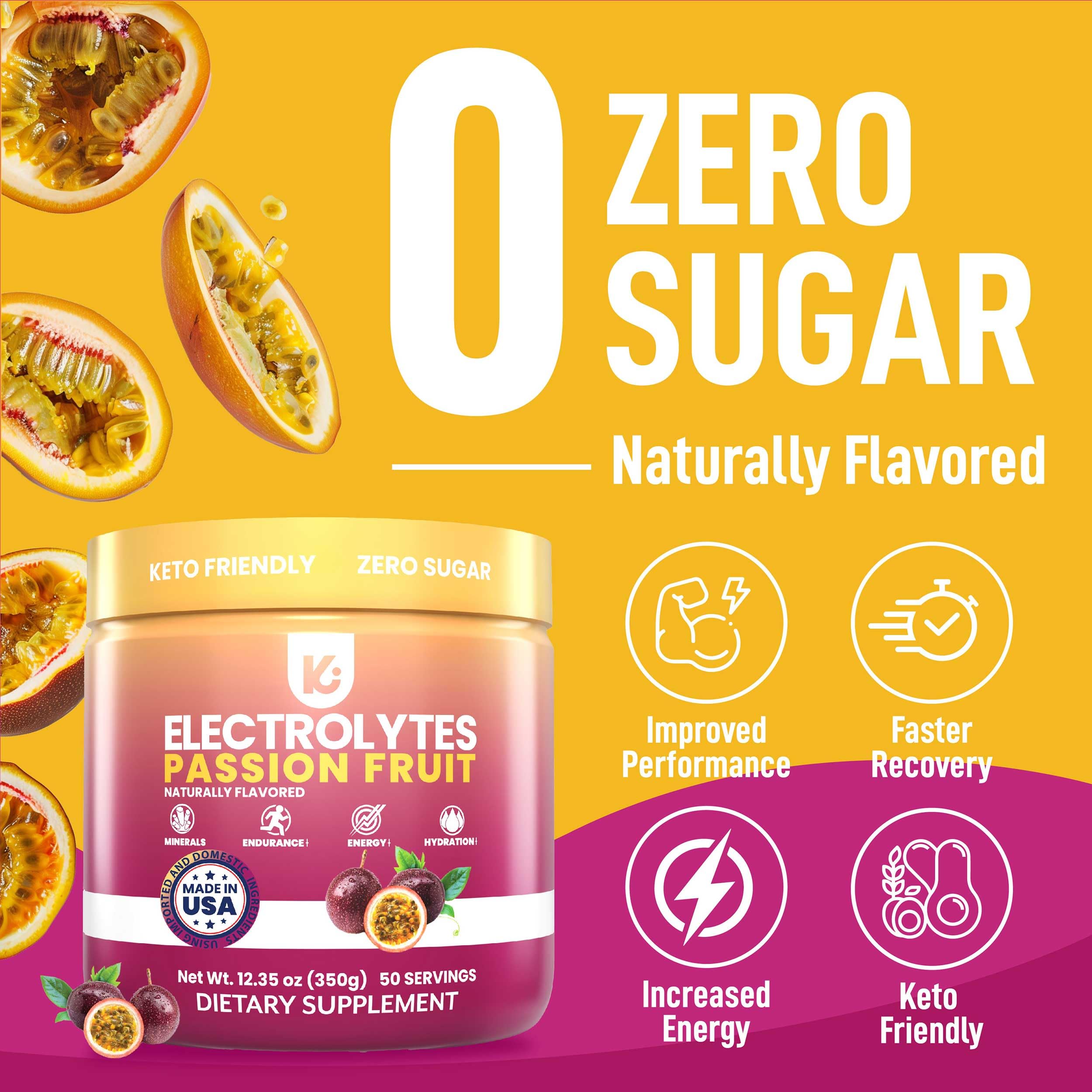 Snapklik.com : Keto Hydration Electrolytes - Passionfruit - Electrolyte ...