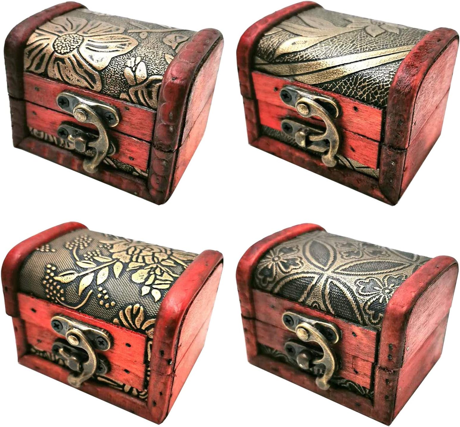 Amazon.com: Vintage Boxes, Wooden Box Jewelry Storage Case Handmade ...