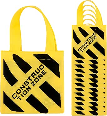 Amazon.com: 14 Pcs Mini Construction Tote Bags Construction Candy Treat ...