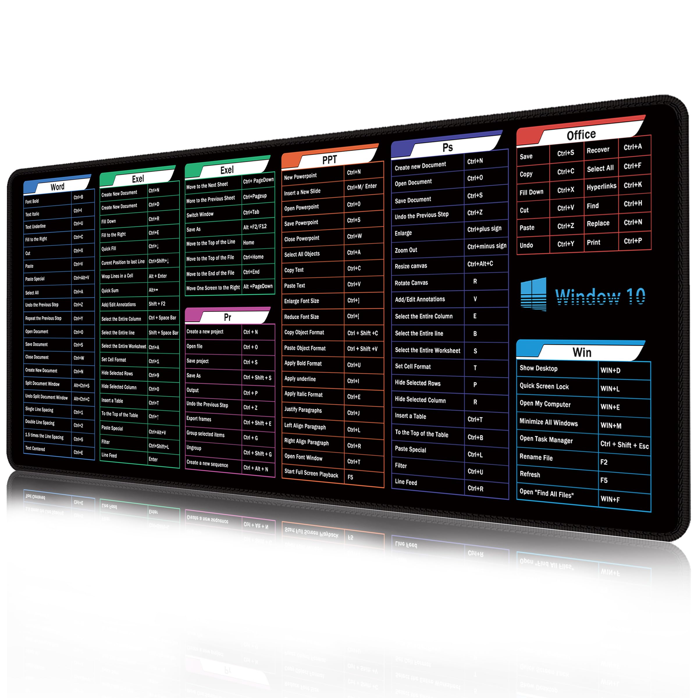 Snapklik.com : Black Gaming Laptop Mouse Pad,Sea Wave Big Mice Pads PC ...