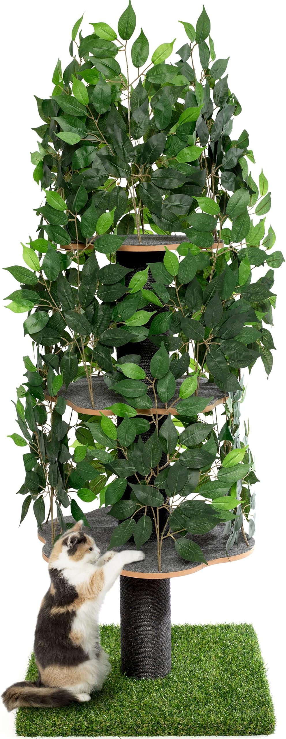 Amazon.com : Cat Tree Scratching Post for Climbing, Hiding and Sleeping ...