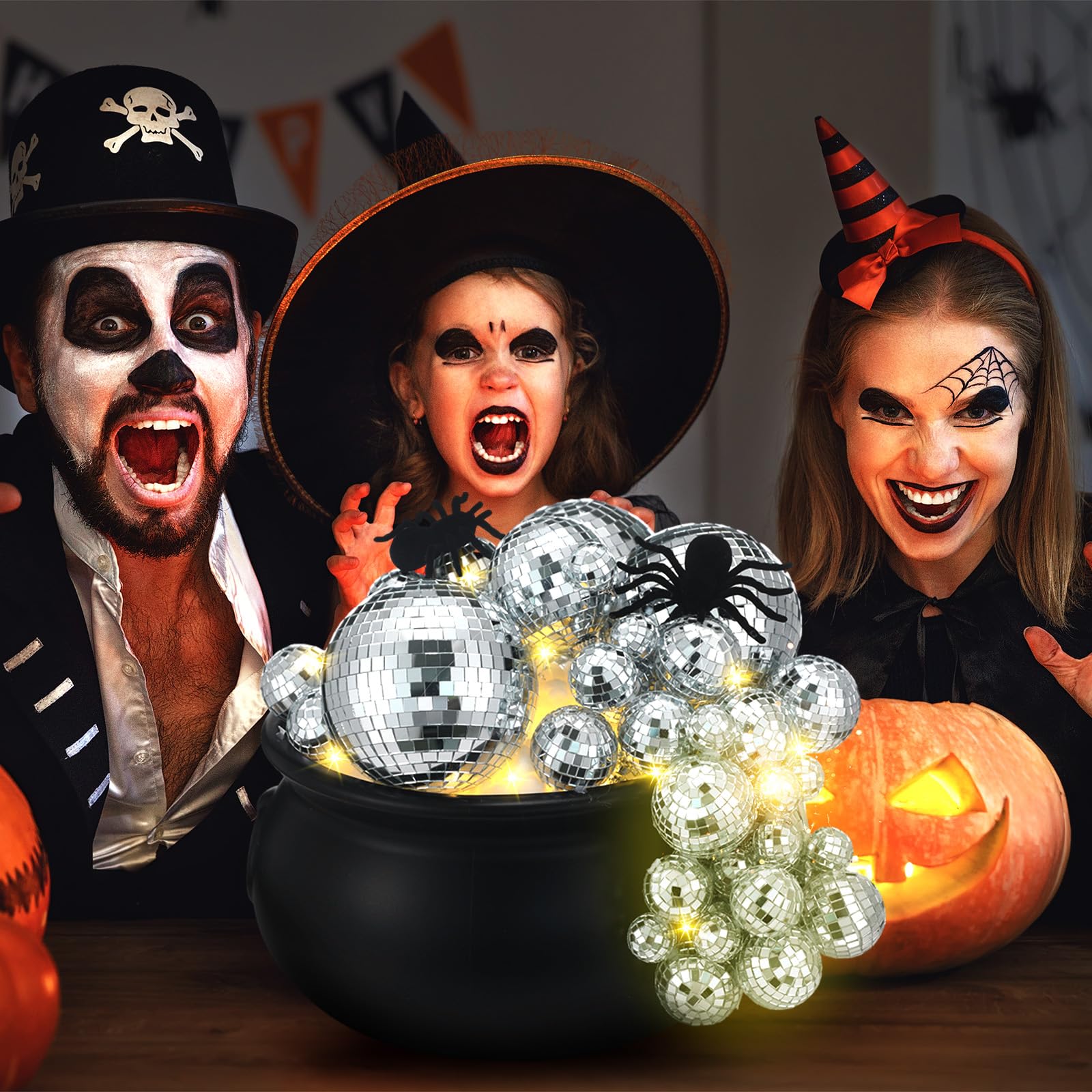 Snapklik.com : Colingmill Halloween Cauldrons Decorations Large Witch ...