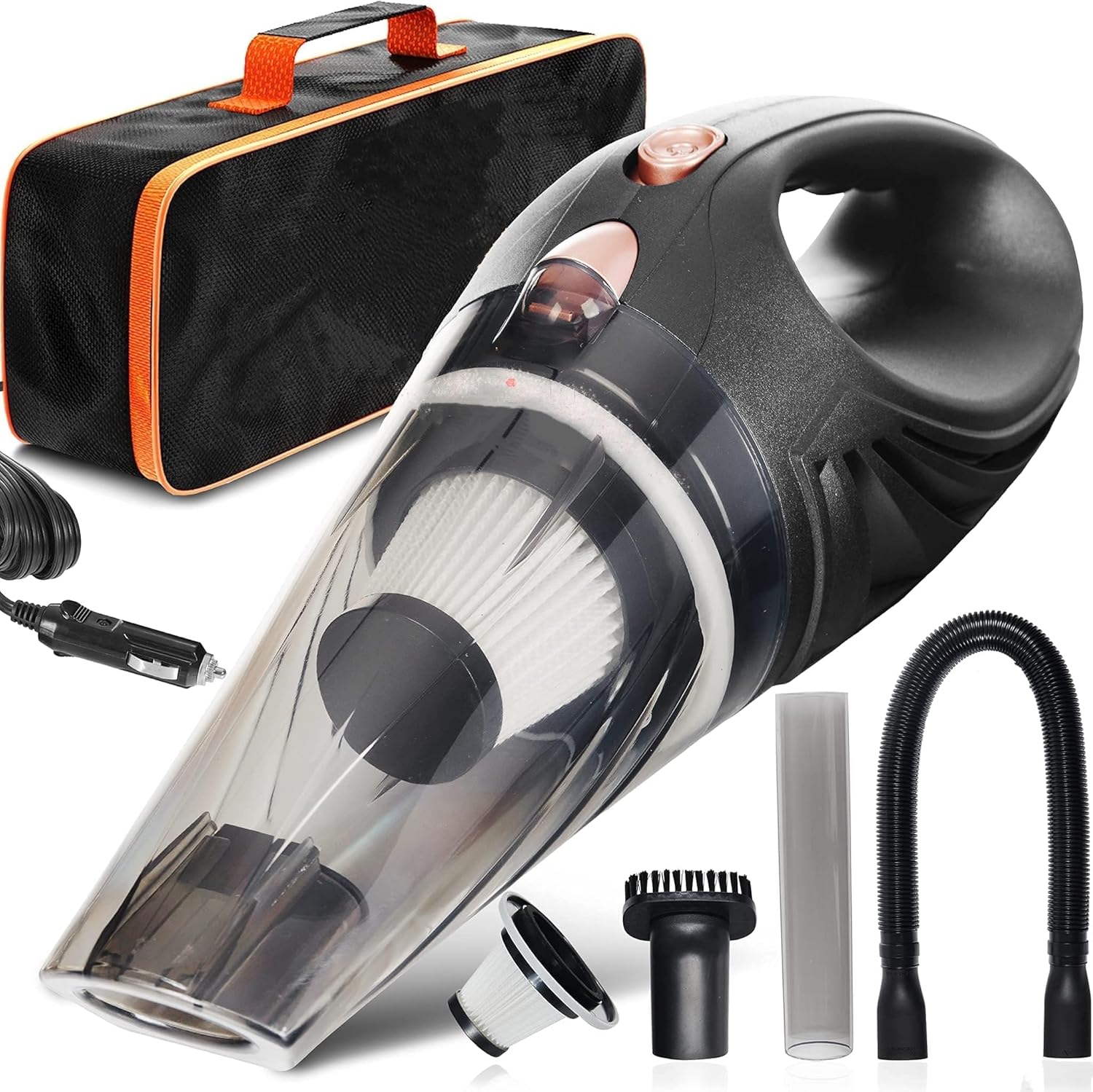 Amazon.com: Car Vacuum Cleaner - 12V High Power Handheld Portable Auto ...