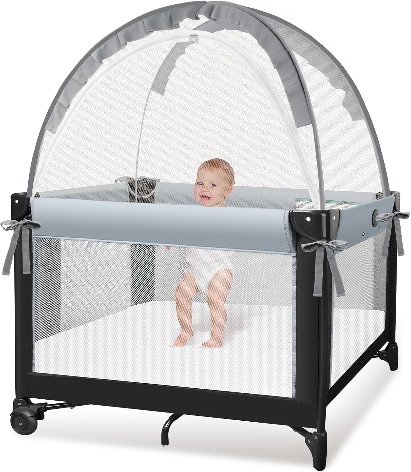 Amazon.com: Crib Tent - Crib Net to Keep Baby in, Stop Baby from ...