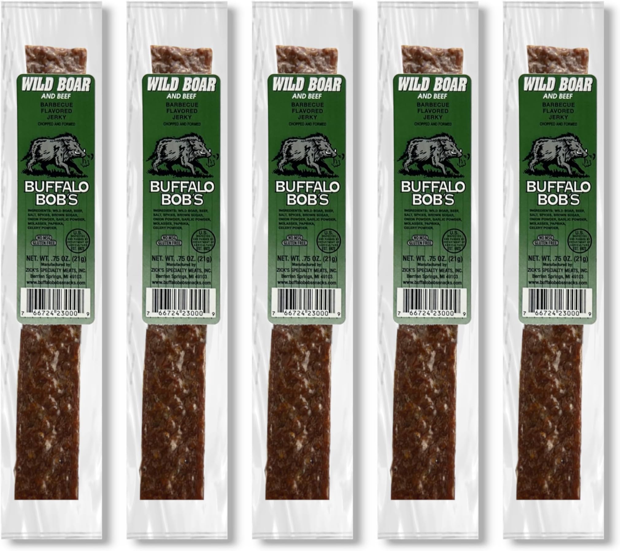 Amazon.com: Wild Game Beef Jerky- Alligator Cajun Stick (5 Pack ...