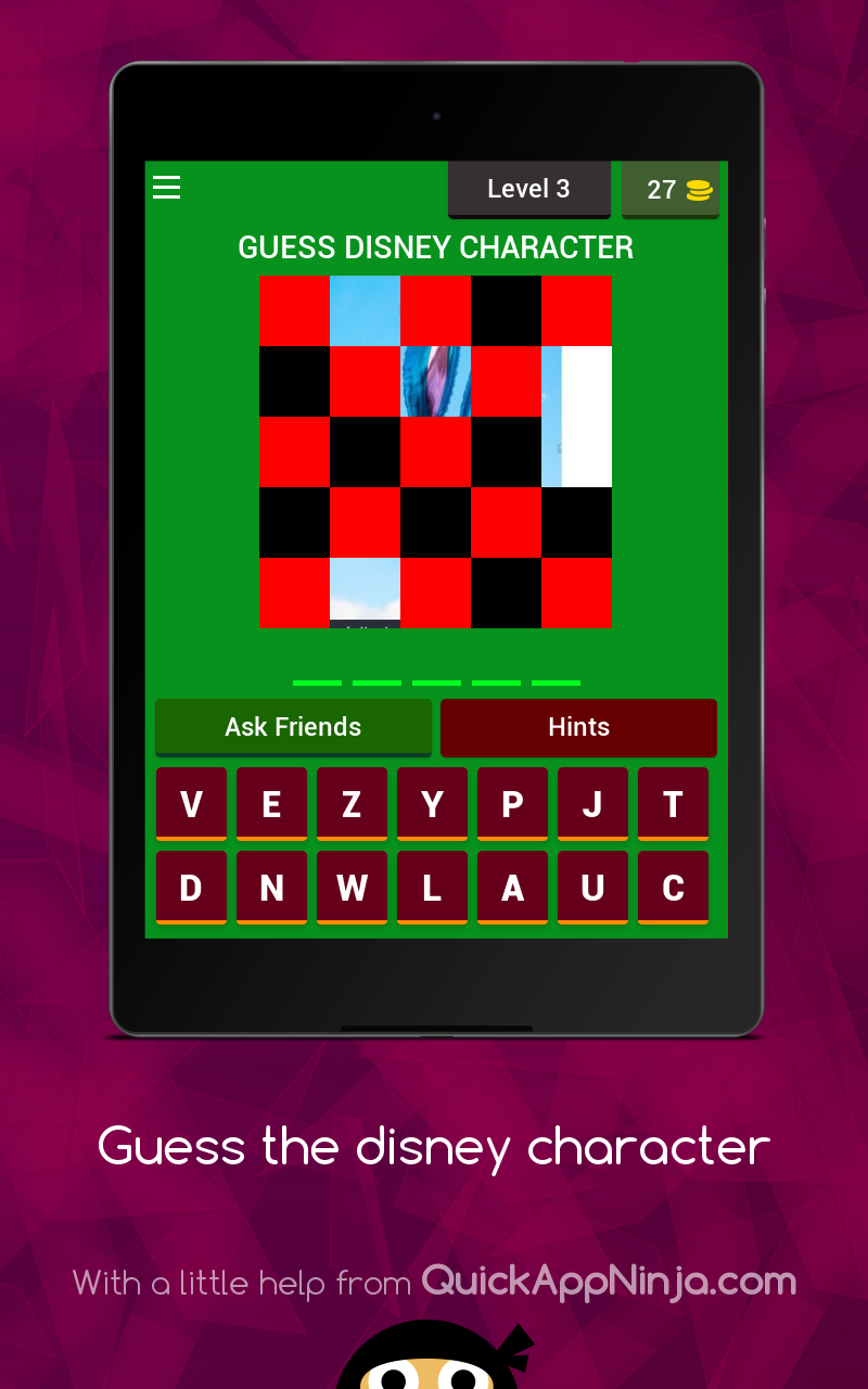Guess the cartoon character - App on Amazon Appstore