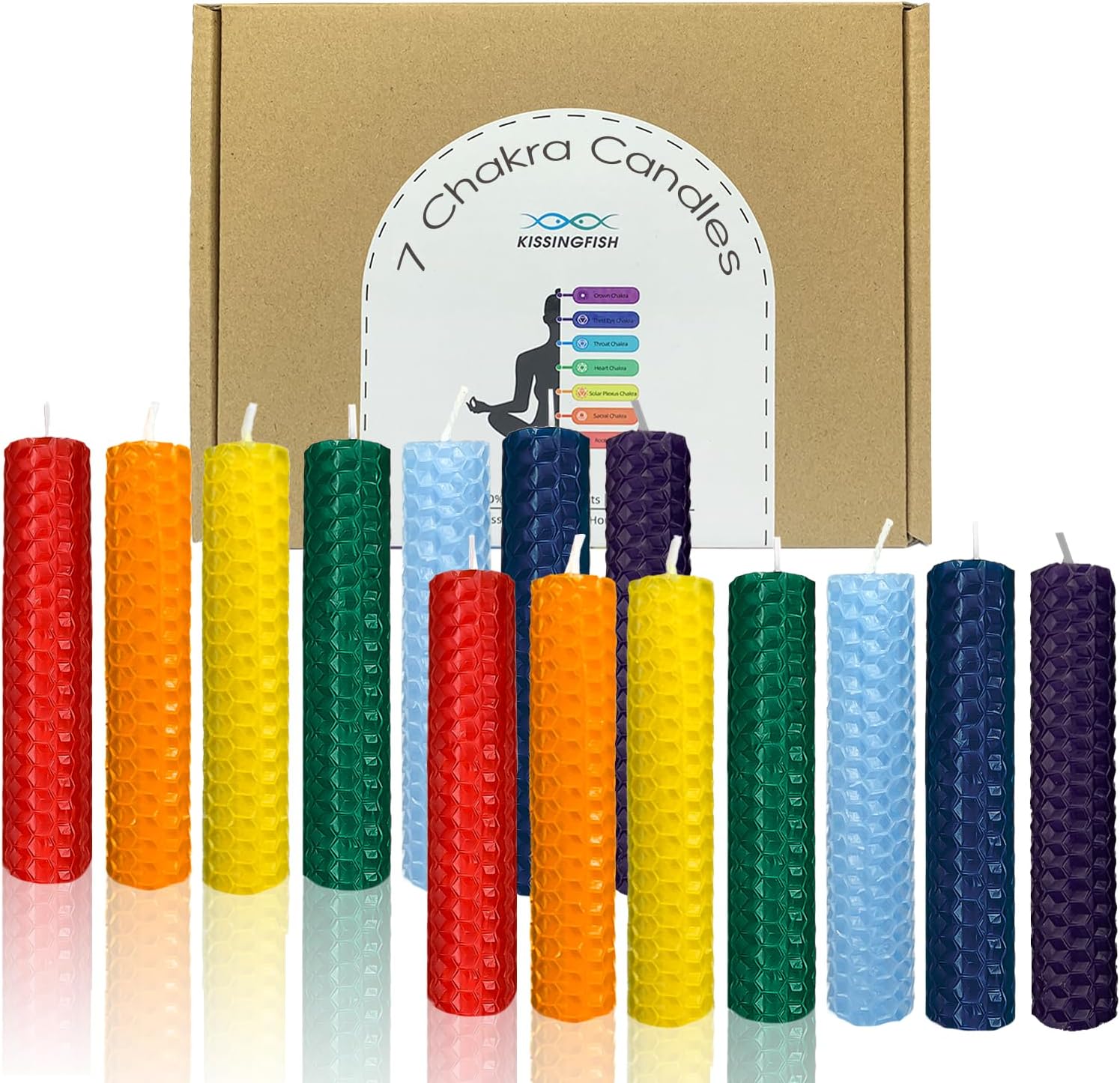 Amazon.com: Small Beeswax Taper Candles 14 Pack, 5" Short Candle Sticks ...