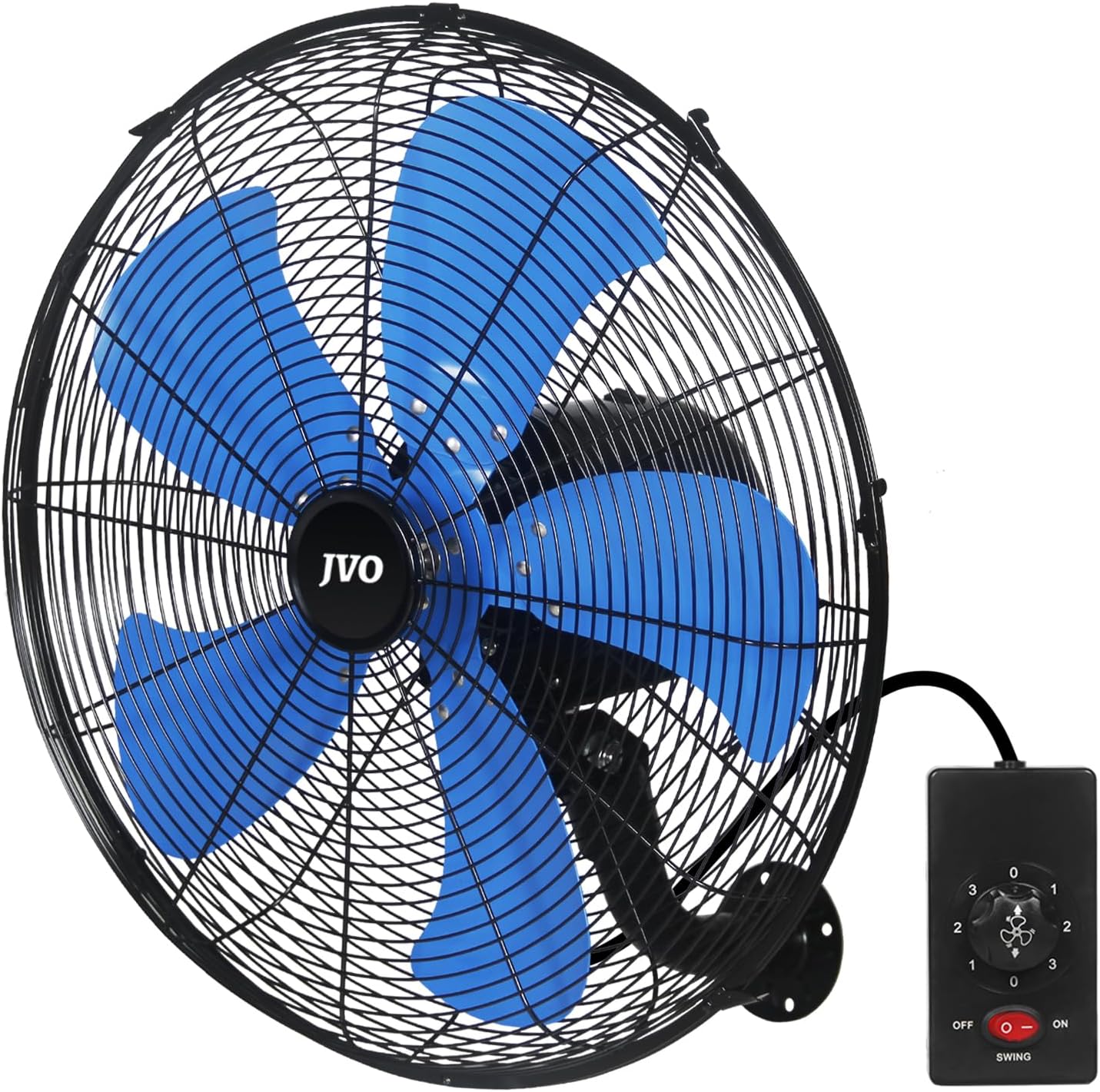Amazon.com: JVO 18 Inch Oscillating Wall Mount Fan, 4200 CFM High ...