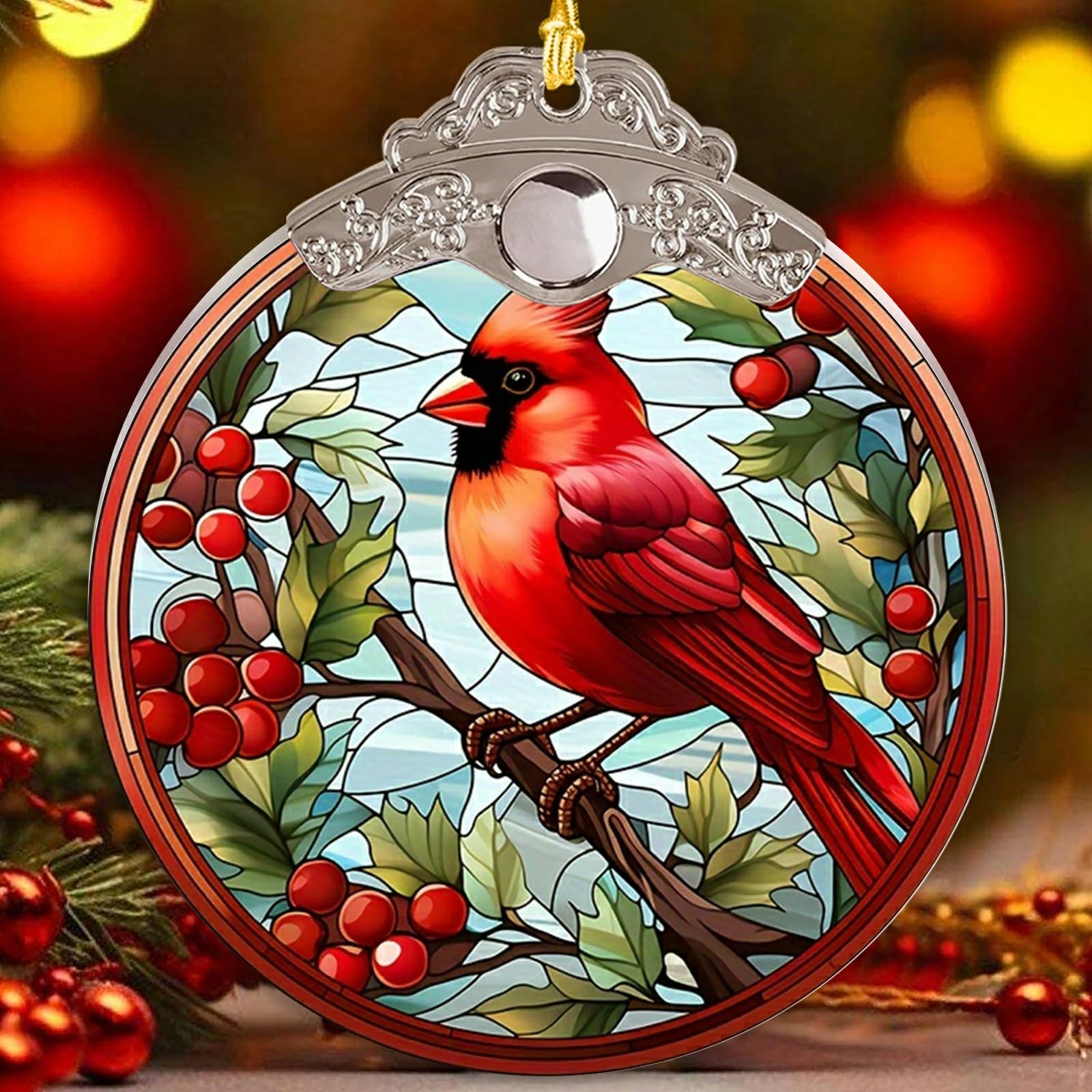 Amazon.com: Cardinal Ornaments Memorial for Christmas Tree - Cardinal ...
