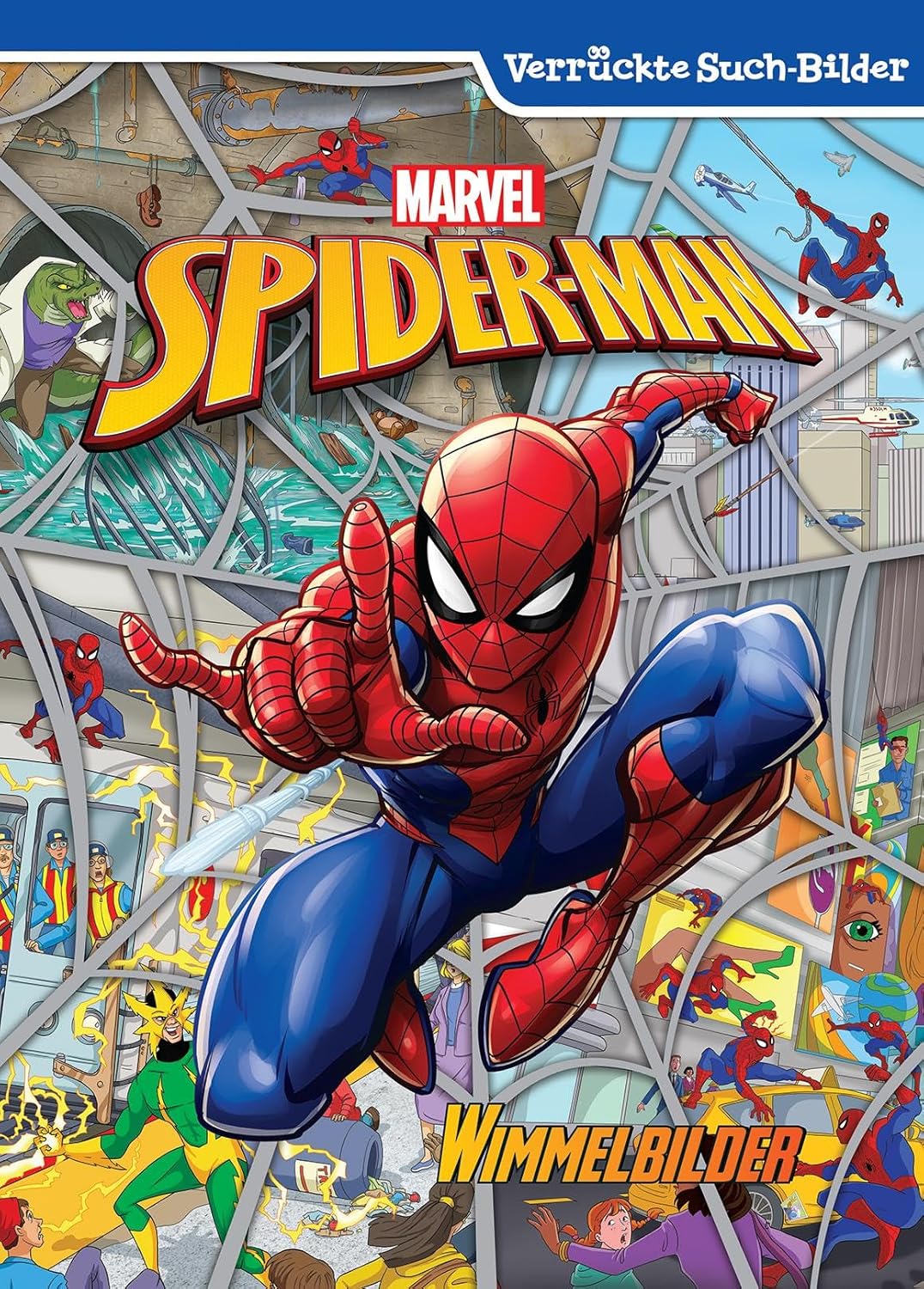 Amazon | Spider-Man - Wimmelbilder - Verrueckte Such-Bilder - MARVEL ...