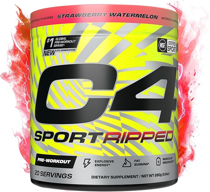 Amazon.com: Cellucor C4 Ripped Sport Pre Workout Powder - NSF Certified ...