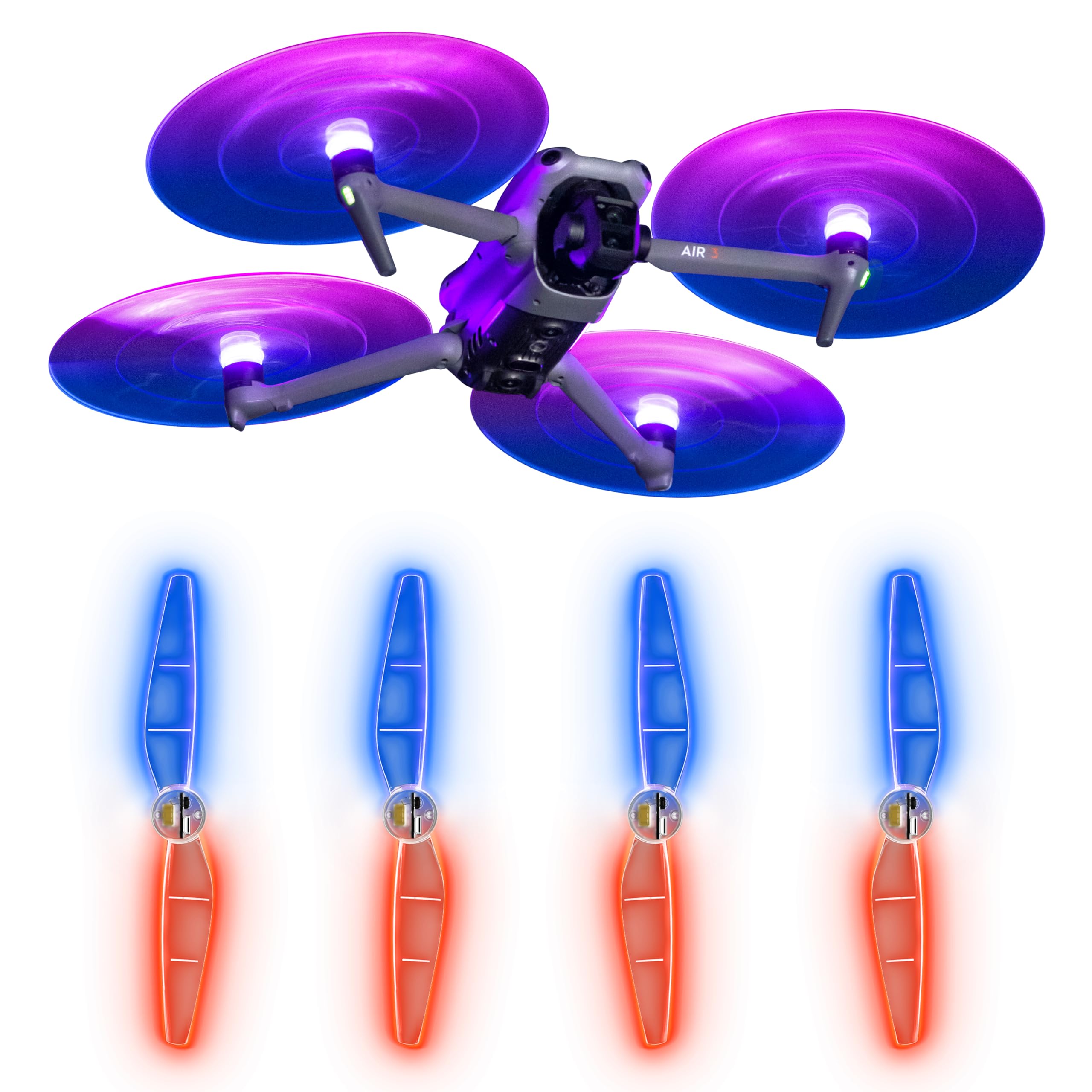 Snapklik.com : STARTRC Air 3 Propellers, LED Propellers For DJI Air 3 ...