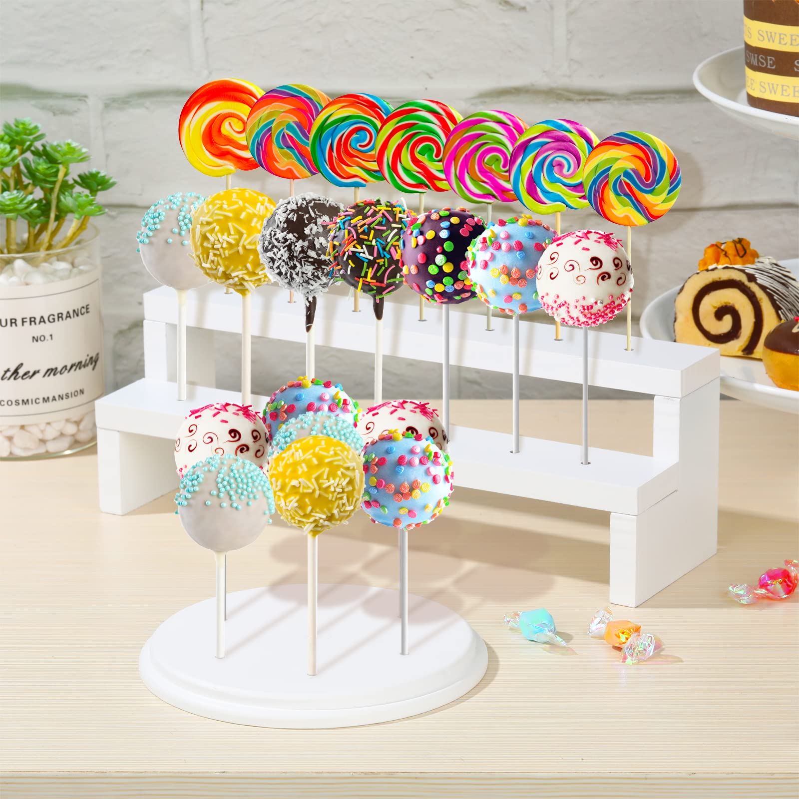 Lollipop Wooden Display Stand