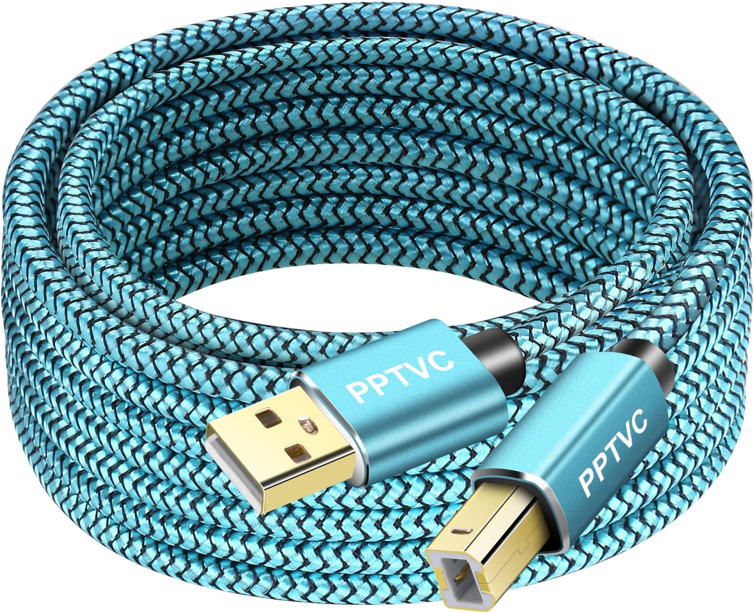 Amazon.com: wawpi USB Cable 25 ft Gold-Plated USB 2.0 Cable - A-Male to ...