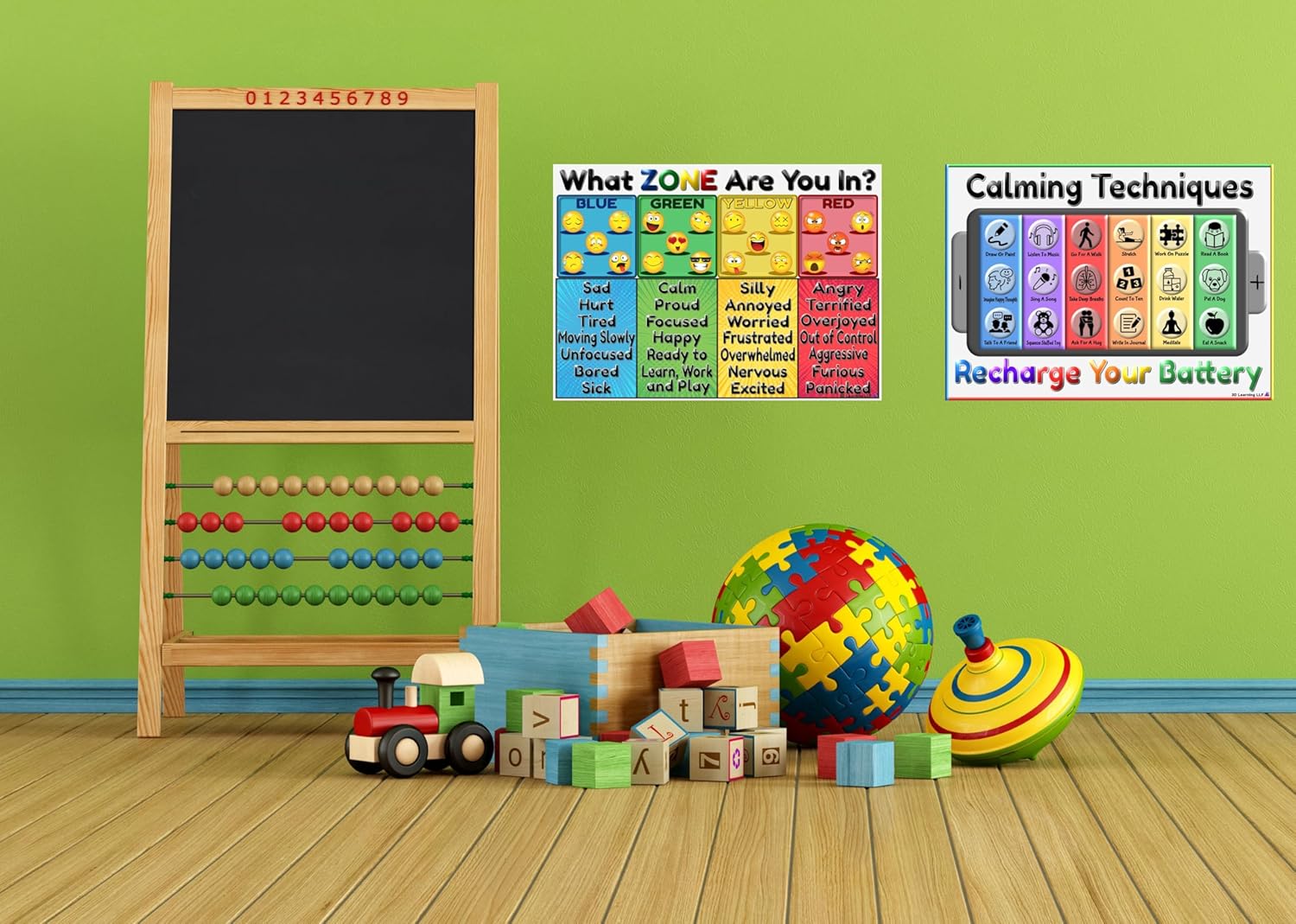 Zones of Regulation and Calming Strategies Posters - Australia | Ubuy