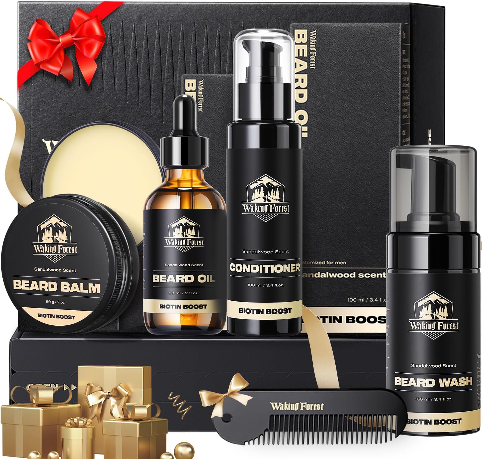 Amazon.com : Wild Willies Beard Growth Kit for Men Mens Grooming Beard ...