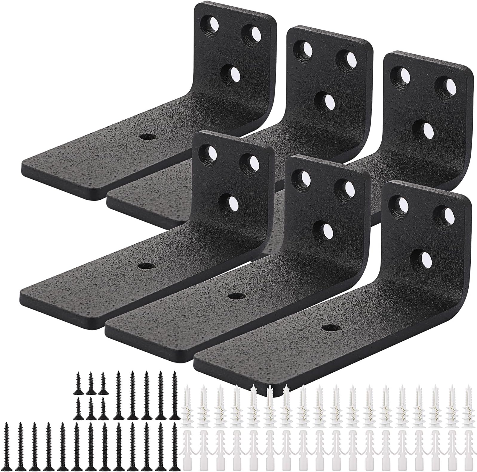 Amazon.com: 10Pcs Floating Shelf Bracket 8 inch Hidden Wall Shelf ...